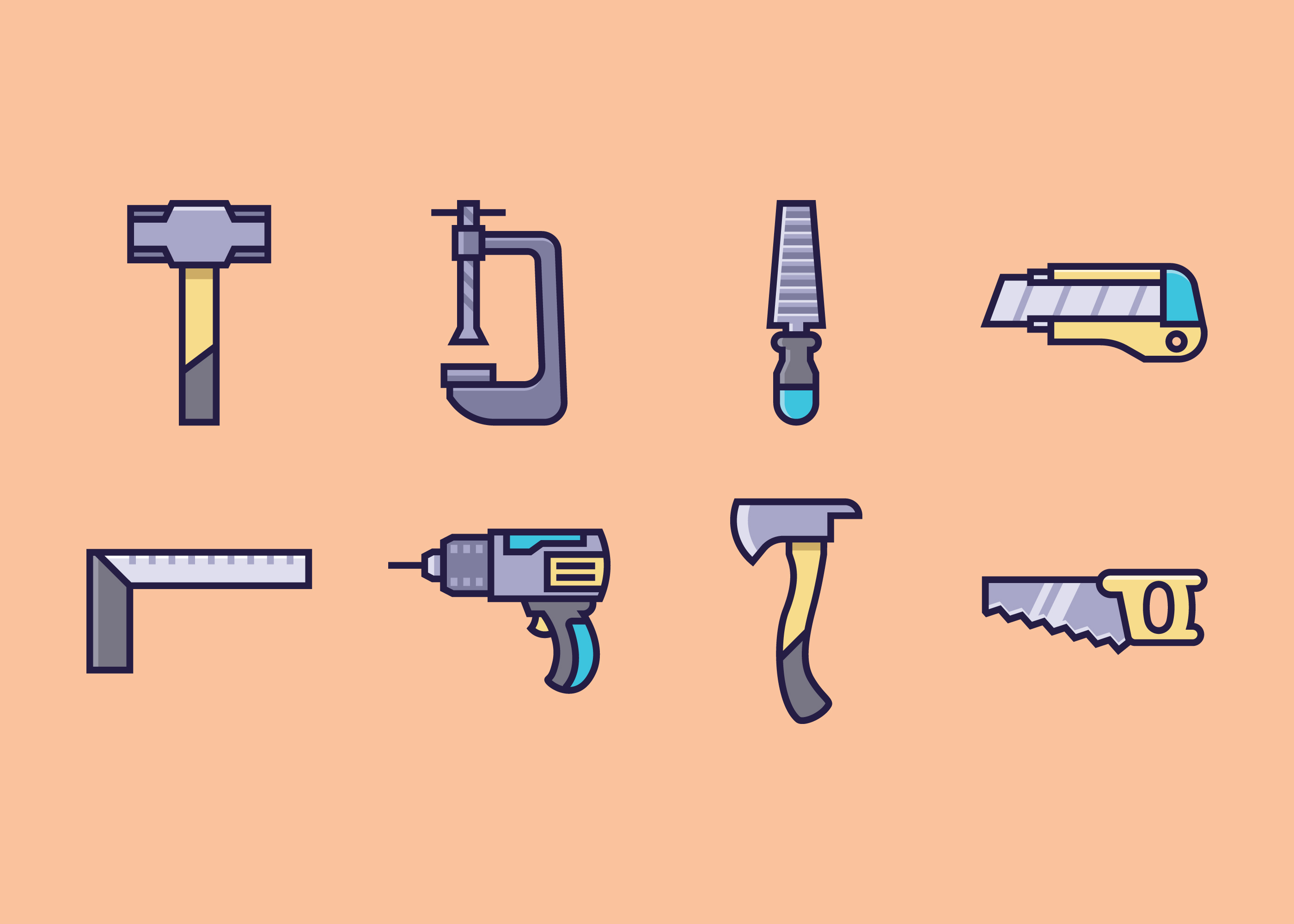 Hand Tools Icon Set 168311 Vector Art at Vecteezy Hand Tools Icon Set 168311 Vector Art at Vecteezy