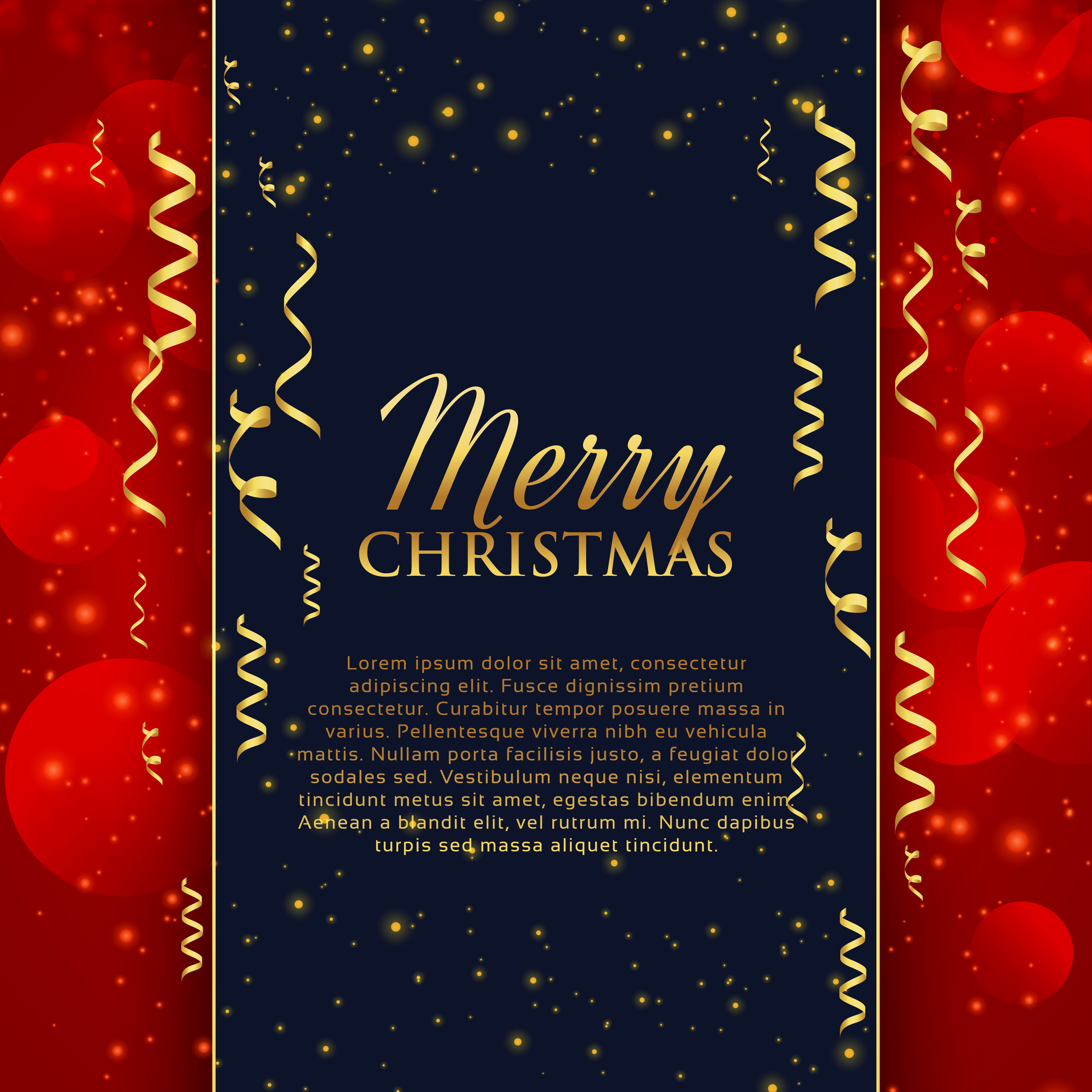 Merry Christmas Celebration Greeting With Golden Confetti And Gl merry-christmas-celebration-greeting-with-golden-confetti-and-gl