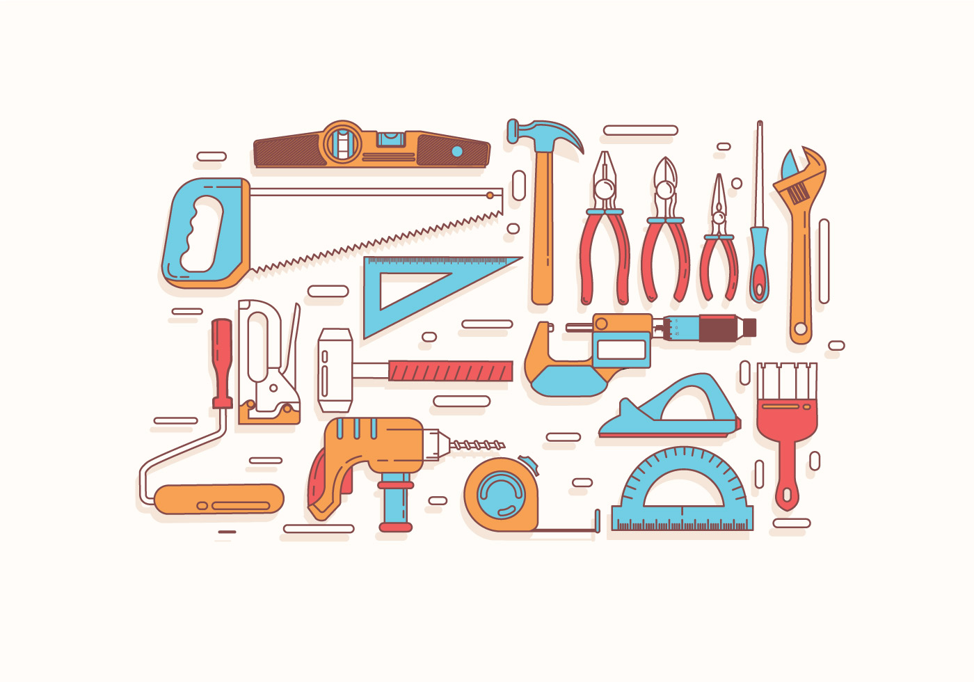 Bricolage Tools Vol 2 Vector 172168 Vector Art at Vecteezy