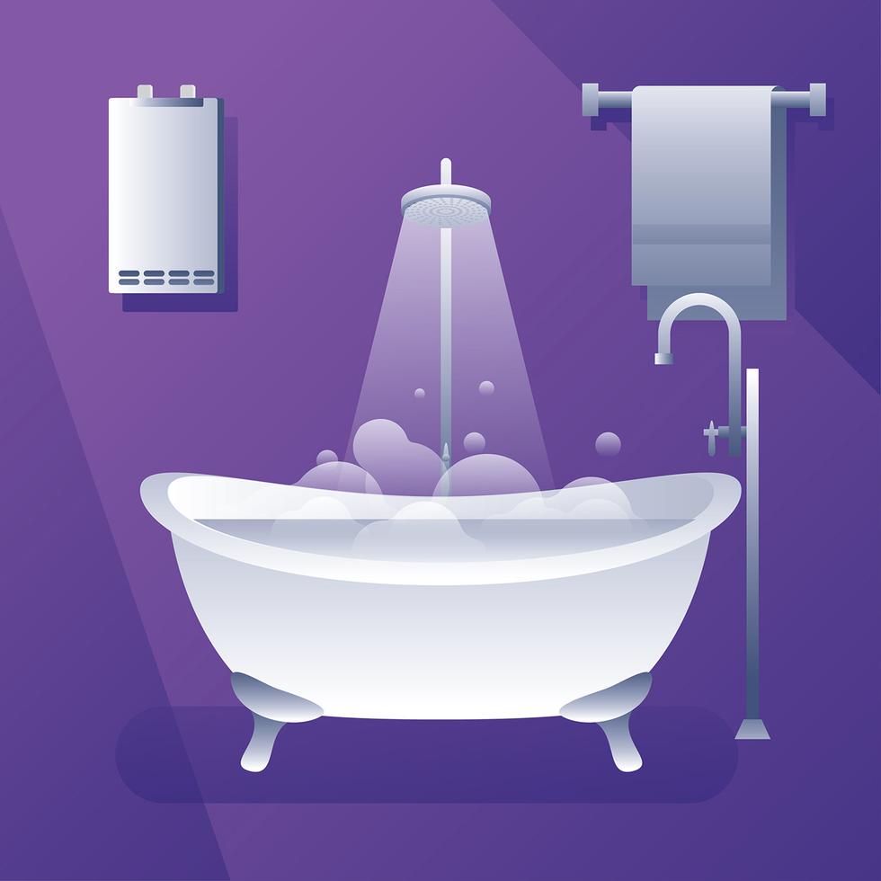 Vector libre de la tina de baño del calentador de agua 173728 Vector en ... Vector libre de la tina de baño del calentador de agua 173728 Vector en ...