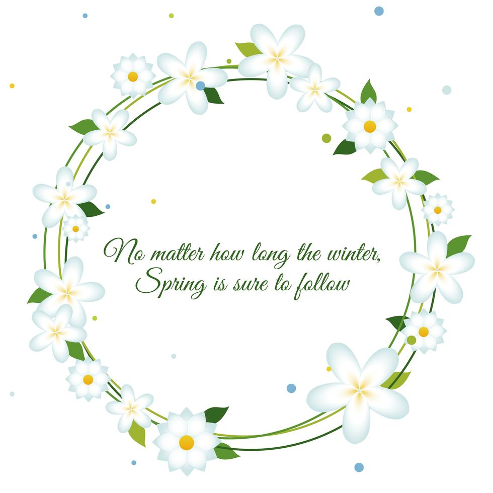 Spring Vector Greeting Card Design 174755 Vector Art at Vecteezy