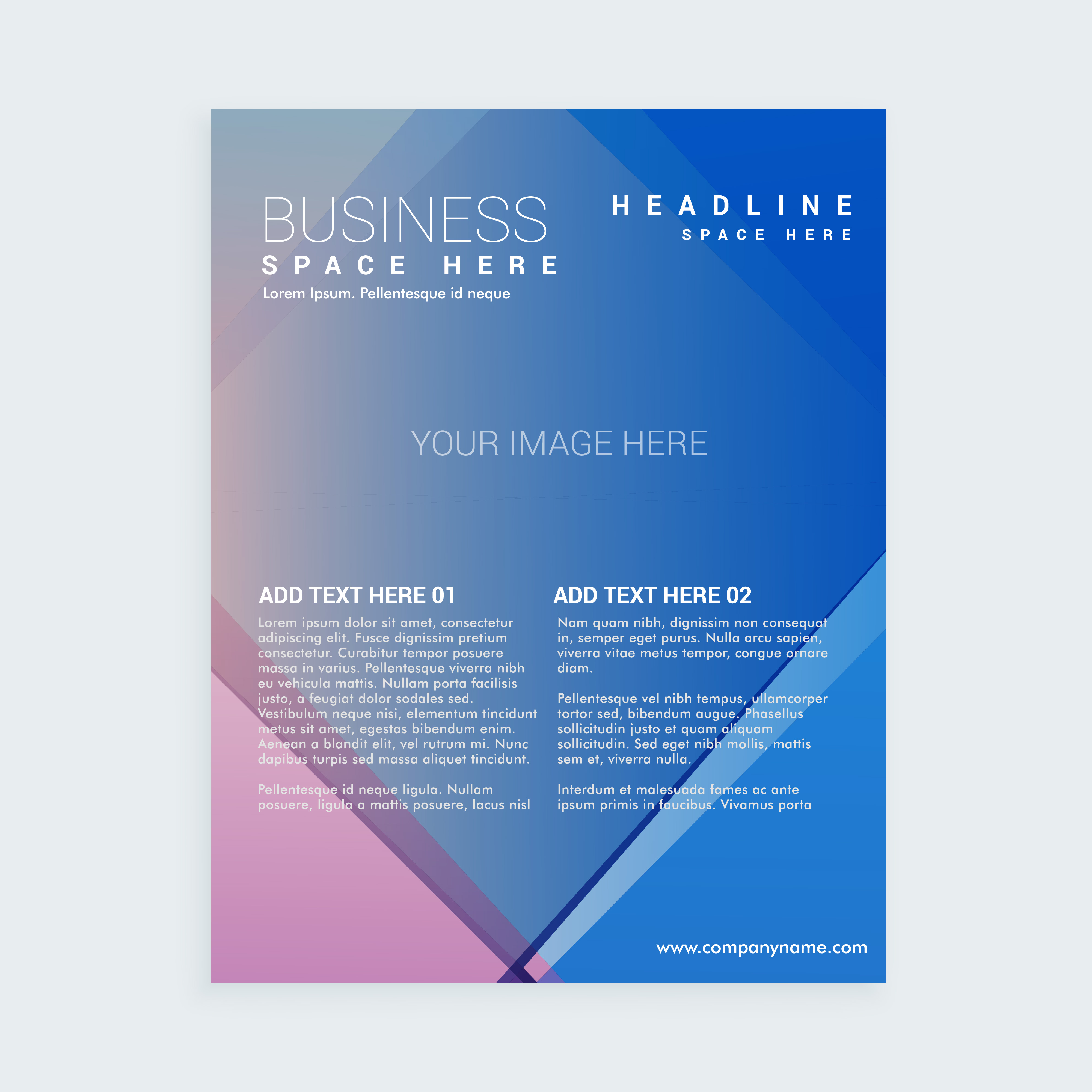 Company Brochure Flyer Template With Abstract Shape Download Free company-brochure-flyer-template-with-abstract-shape-download-free