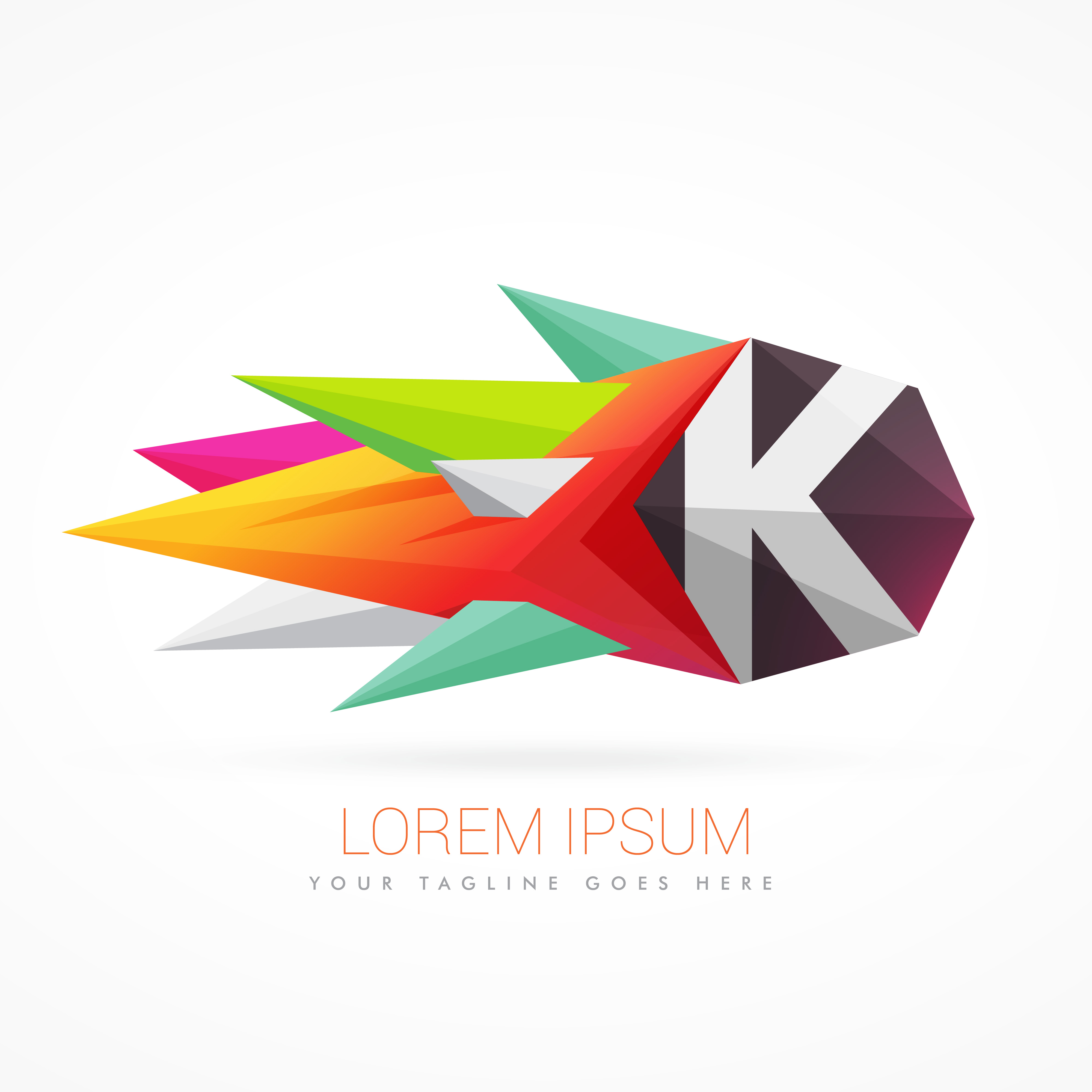 Colorful Abstract Logo With Letter K Download Free Vector Art Stock colorful-abstract-logo-with-letter-k-download-free-vector-art-stock