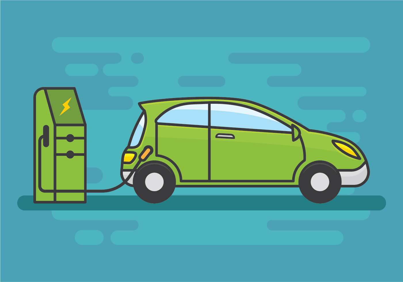 Free Electric Car Charging Vector Illustration 179685 Vector Art at ... Free Electric Car Charging Vector Illustration 179685 Vector Art at ...