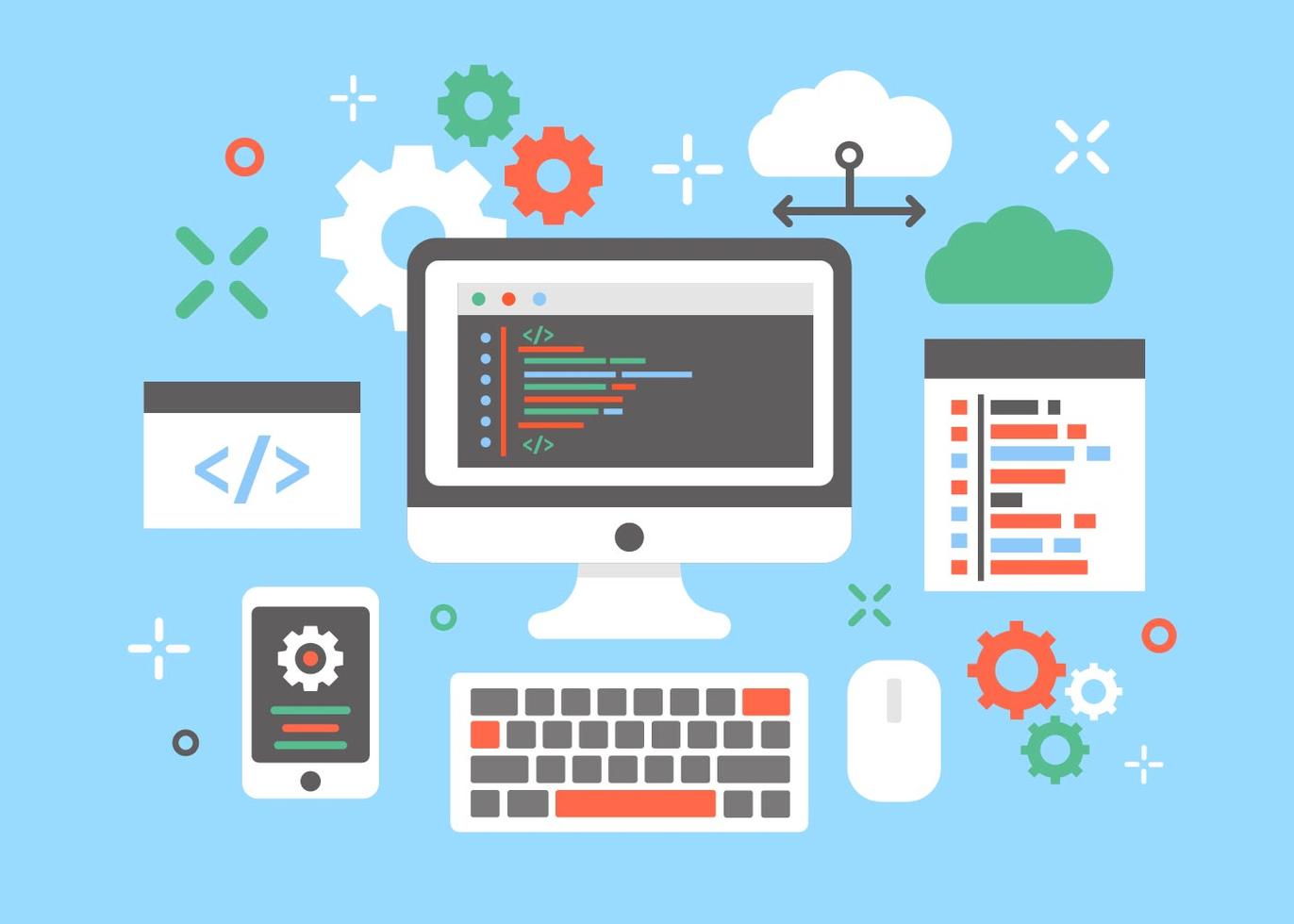 Software Engineers Concept Design Vector 180382 Vector Art at Vecteezy