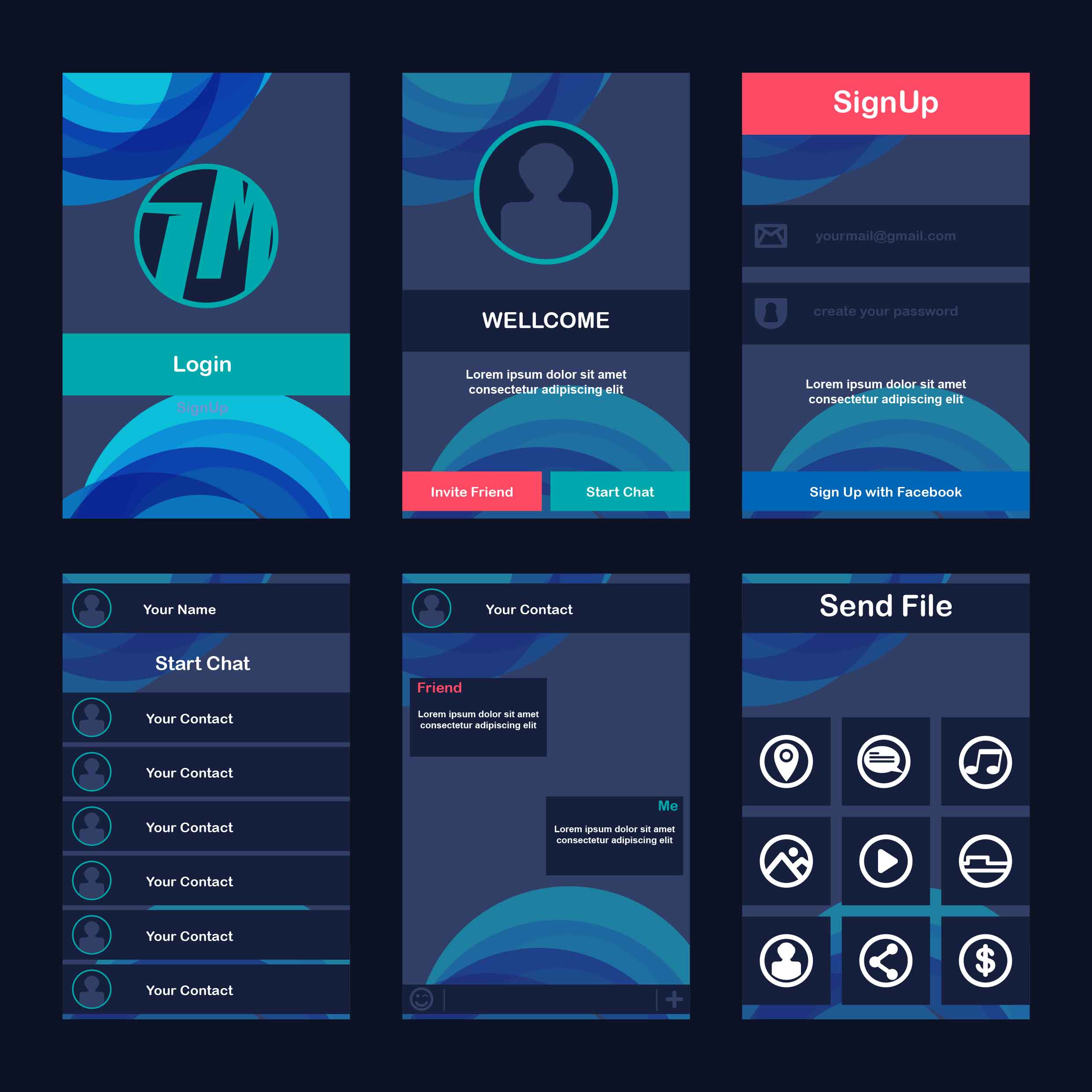 mobile app gui 183235 Vector Art at Vecteezy mobile app gui 183235 Vector Art at Vecteezy