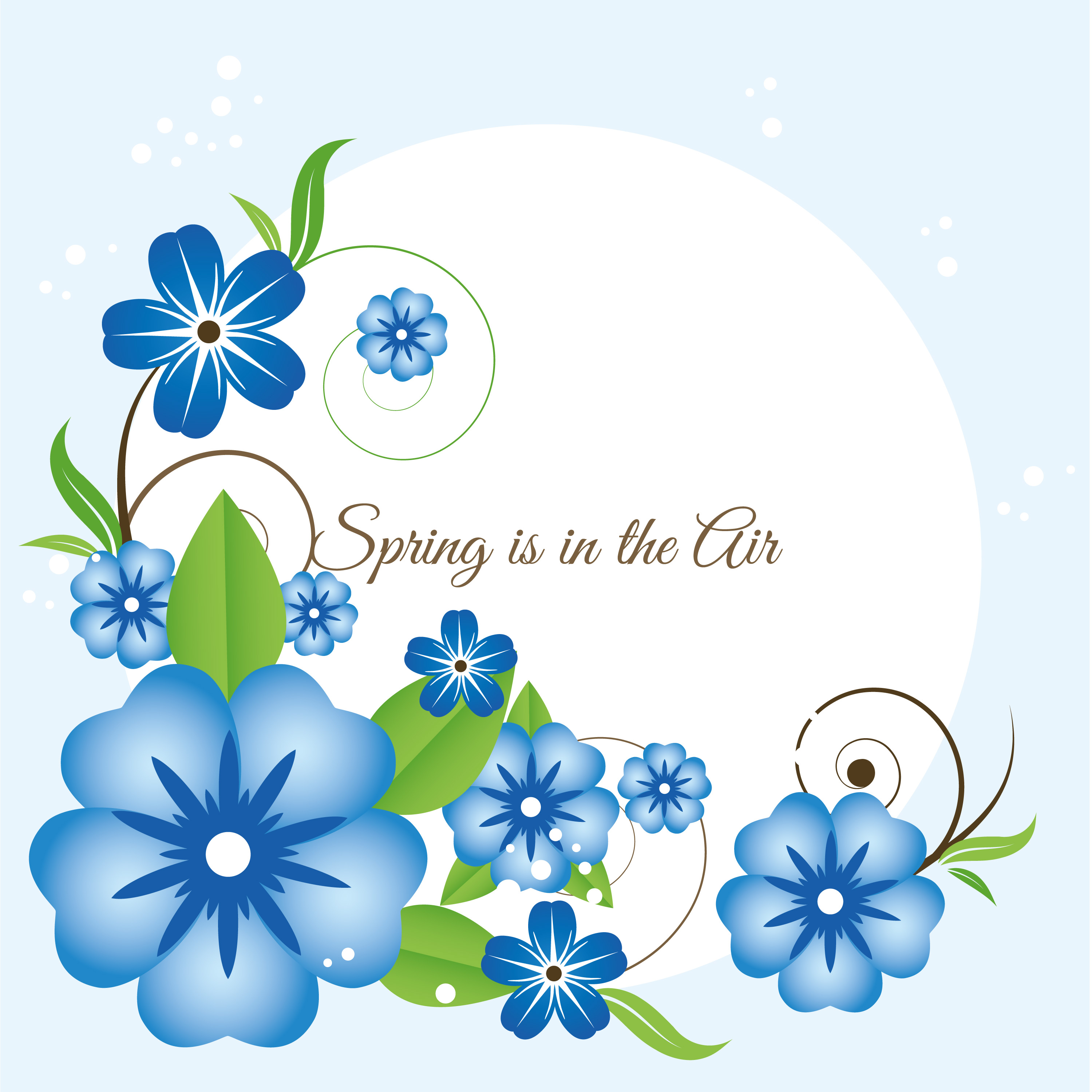 Vector Illustration Of Spring