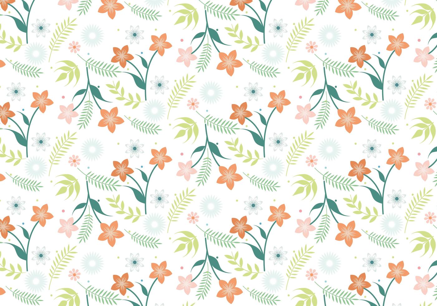 Flat Design Vector Spring Pattern Design 183688 Vector Art at Vecteezy