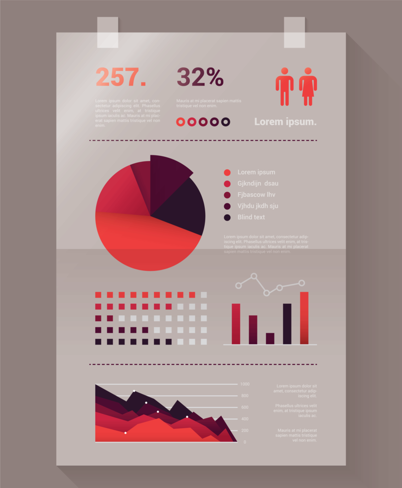 Data Visualization Poster 184354 Vector Art at Vecteezy