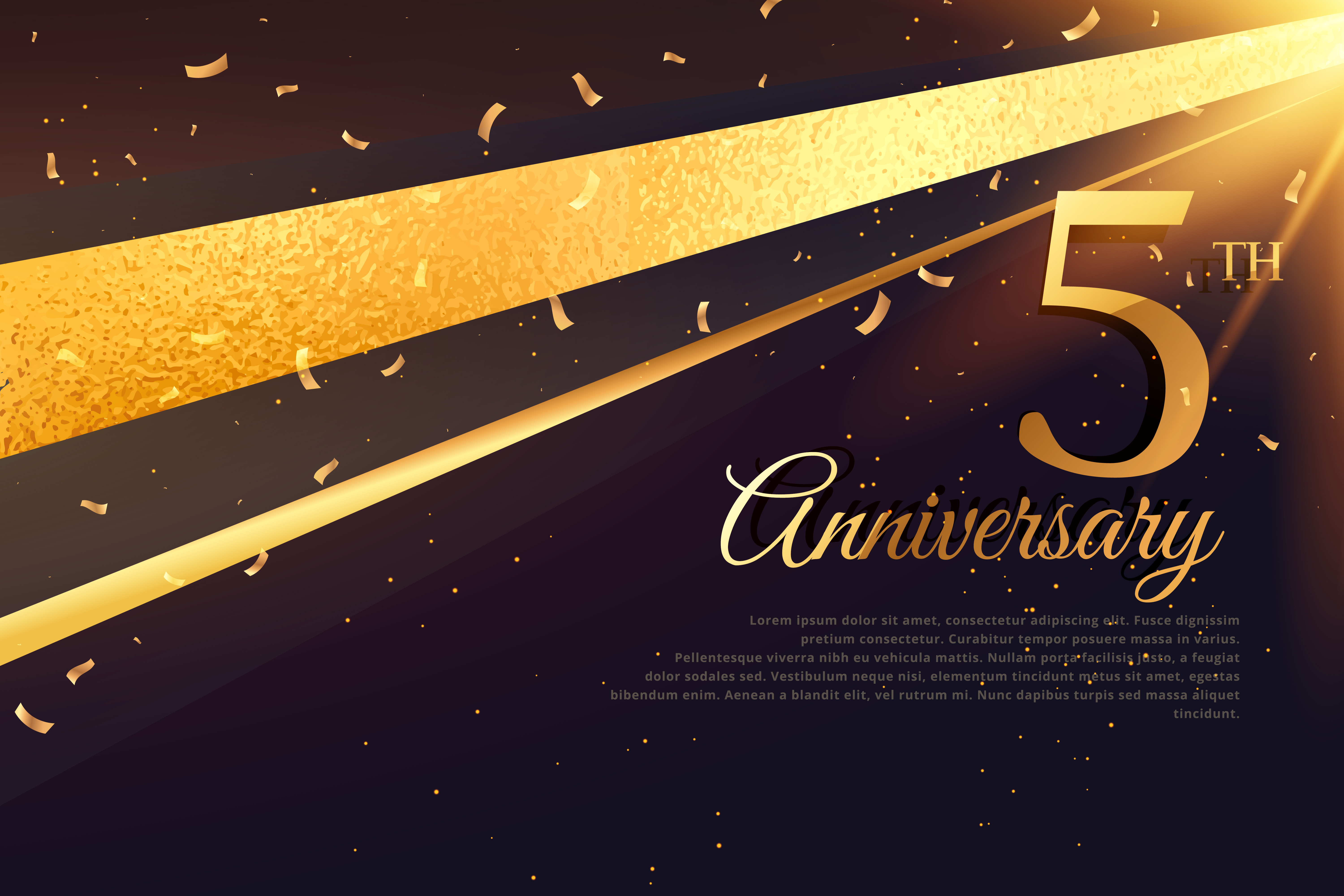 5th Anniversary Celebration Card Template Download Free Vector Art 5th-anniversary-celebration-card-template-download-free-vector-art