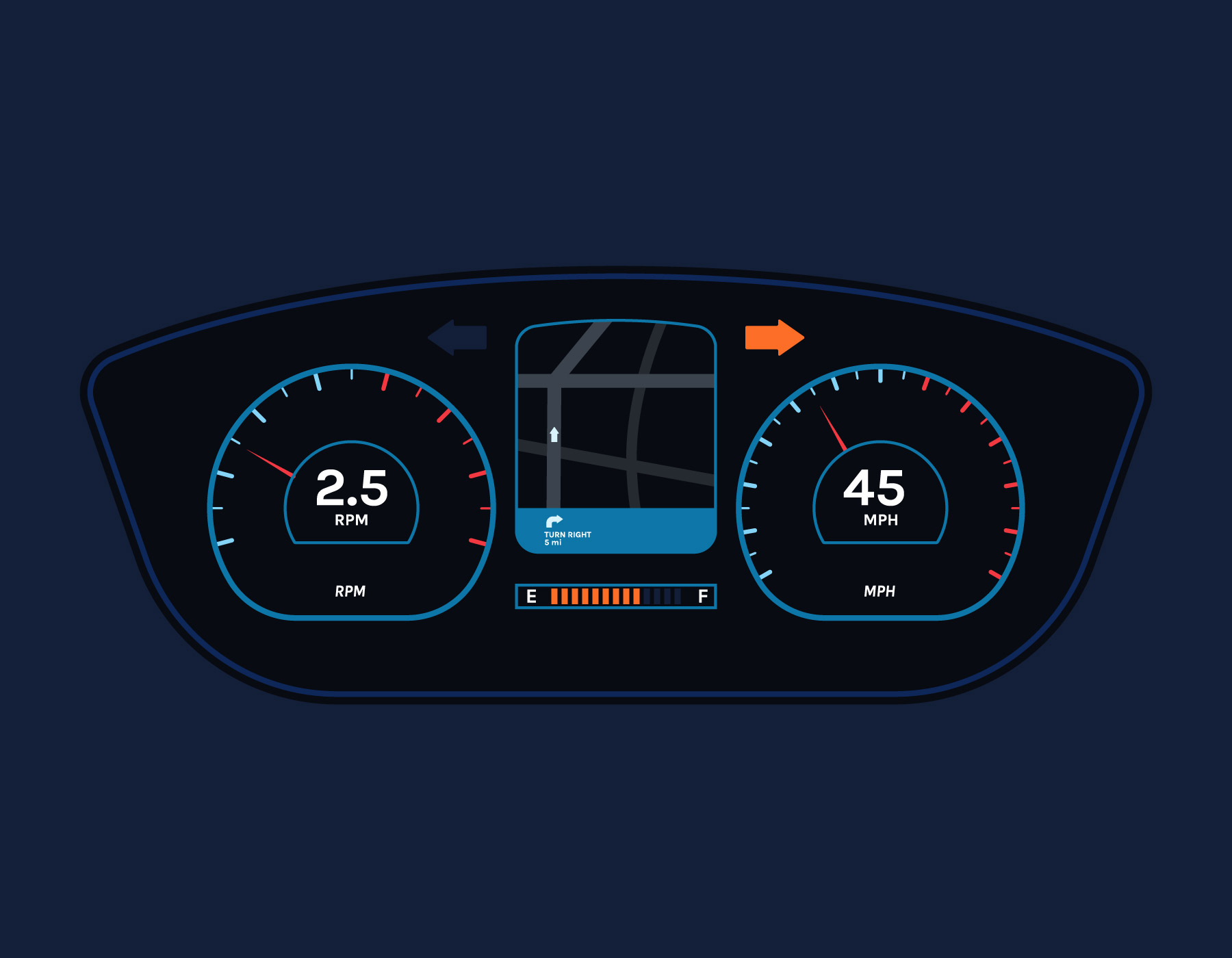 Car dashboard ui 190700 Vector Art at Vecteezy Car dashboard ui 190700 Vector Art at Vecteezy