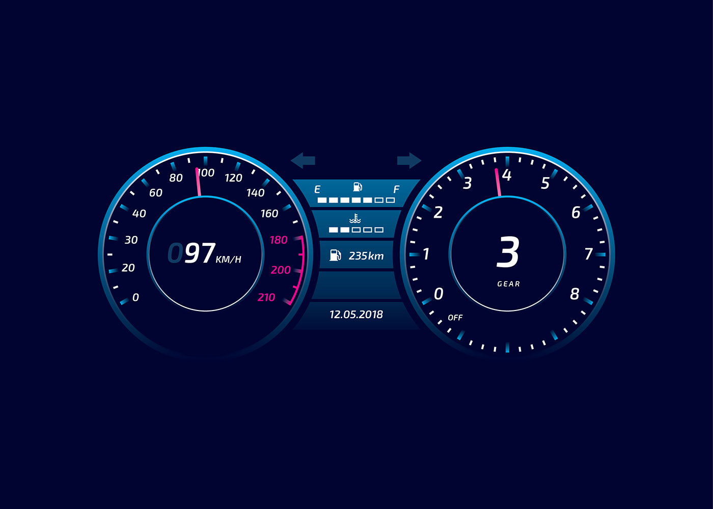 Car Dashboard UI Modern Vector 191136 Vector Art at Vecteezy Car Dashboard UI Modern Vector 191136 Vector Art at Vecteezy