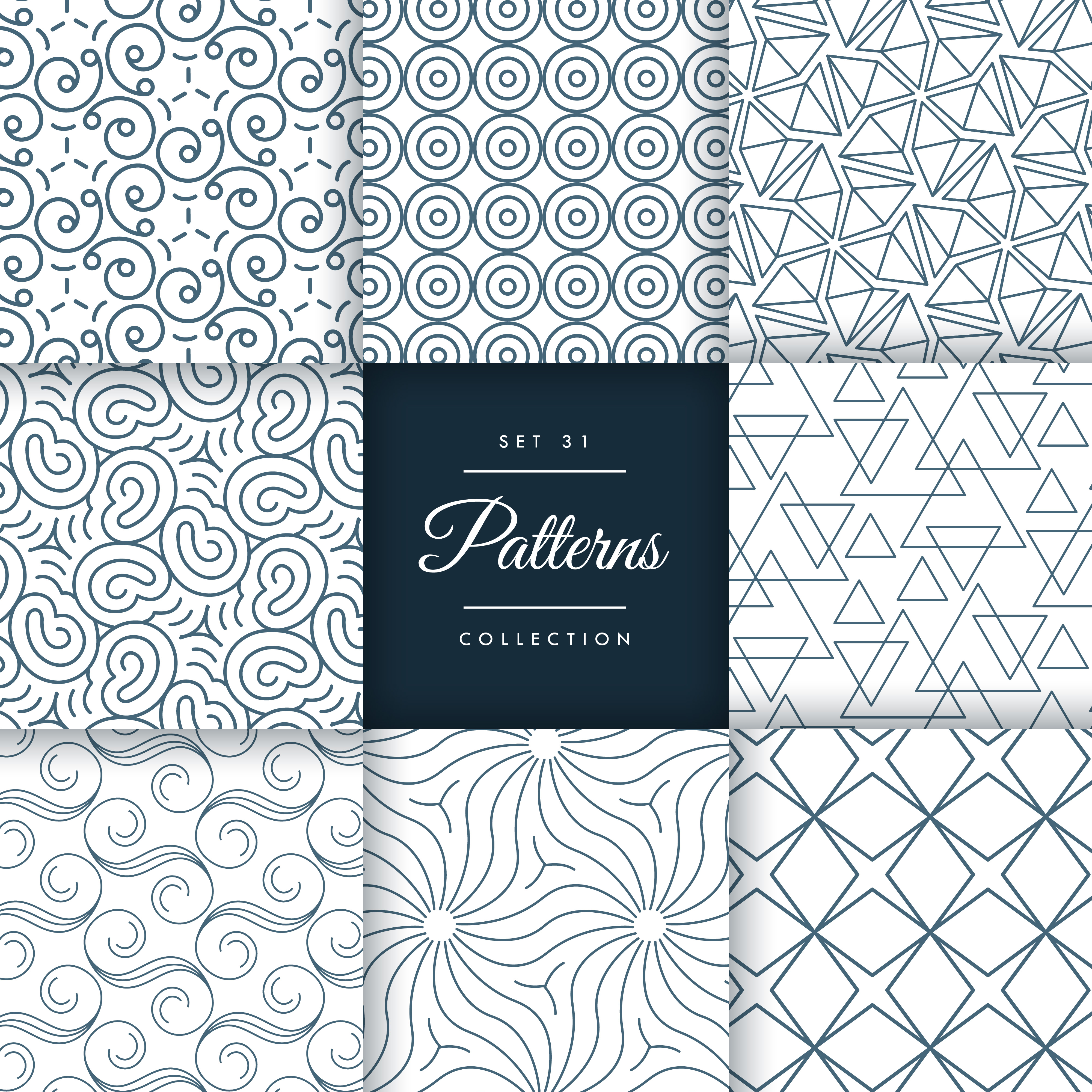 collection of line pattern background design - Download Free Vector Art ...