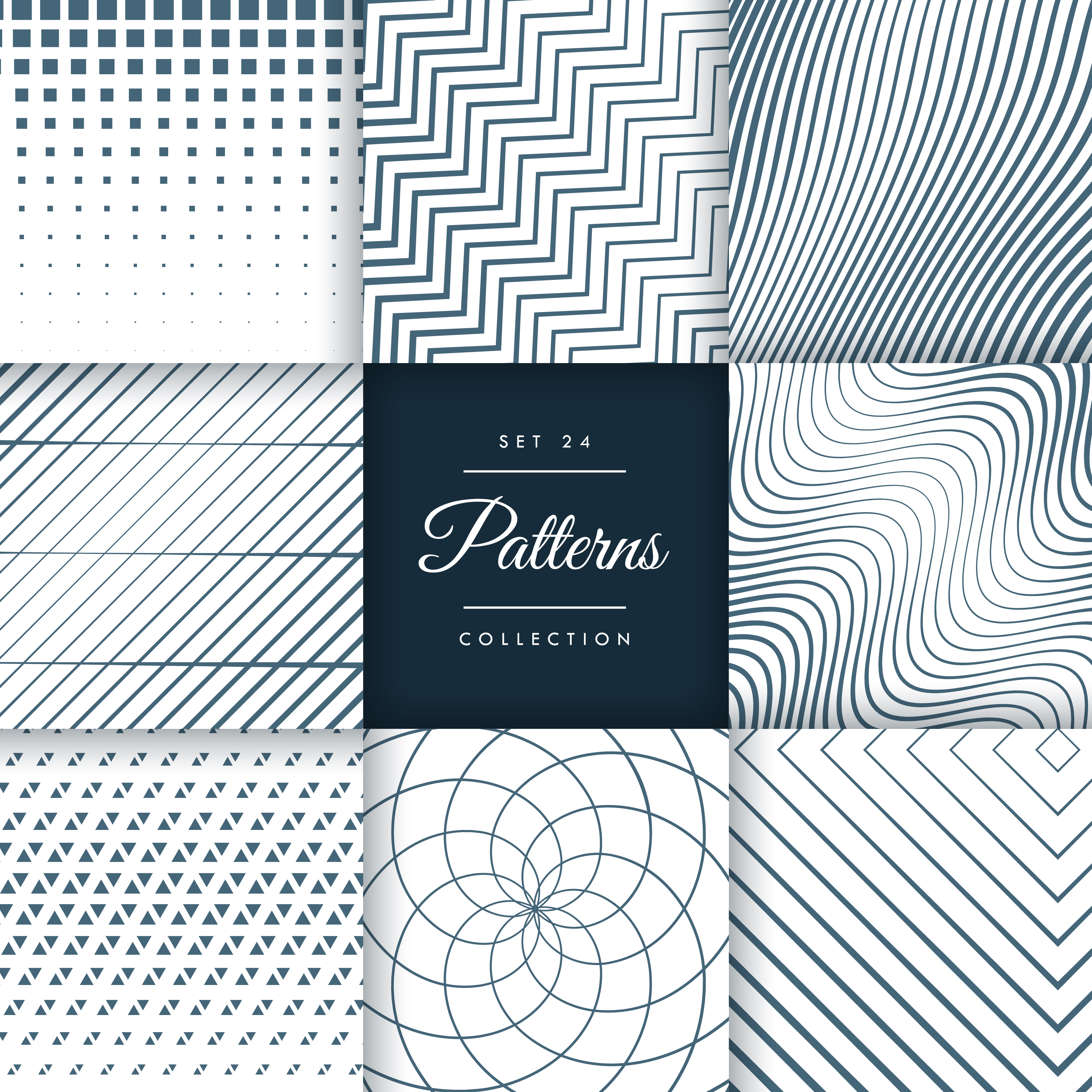 Abstract Line Pattern Collection Background Download Free Vector Art