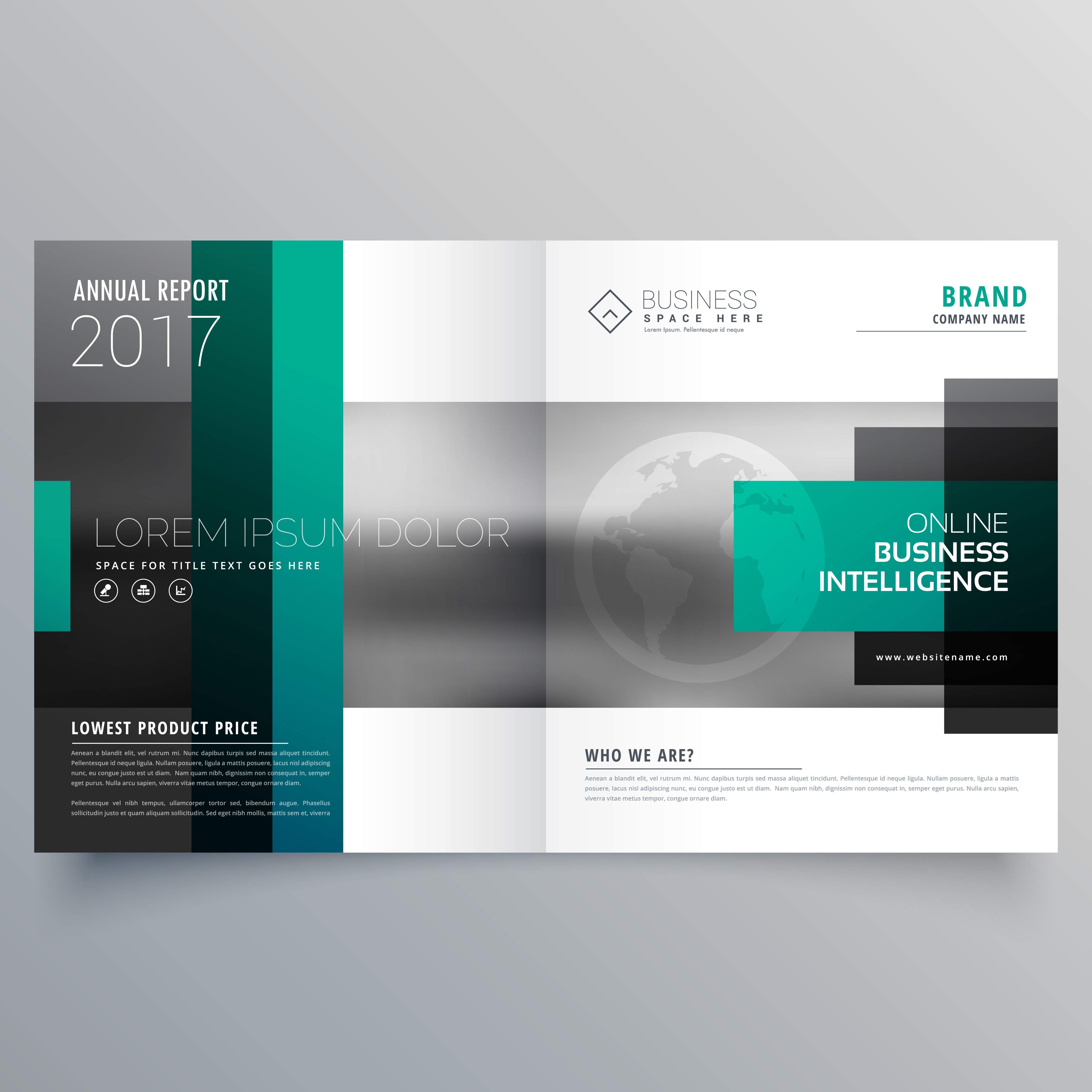 Creative Booklet Brochure Template Design With Rectangle Shapes creative-booklet-brochure-template-design-with-rectangle-shapes