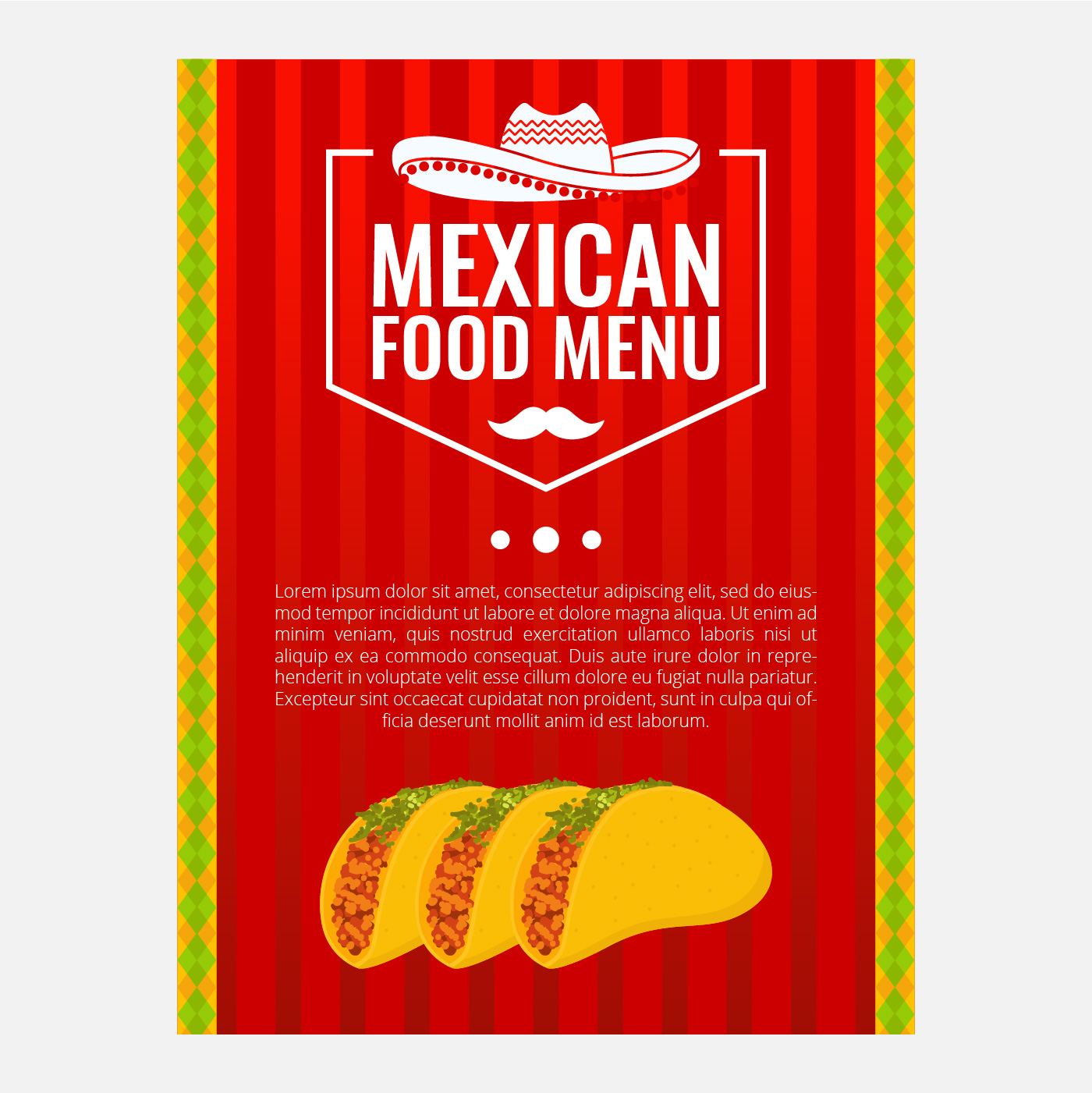 Mexican Food Menu Vector Illustration 199371 Vector Art at Vecteezy Mexican Food Menu Vector Illustration 199371 Vector Art at Vecteezy