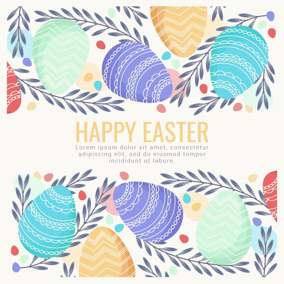 Vector Easter Background 199942 Vector Art at Vecteezy