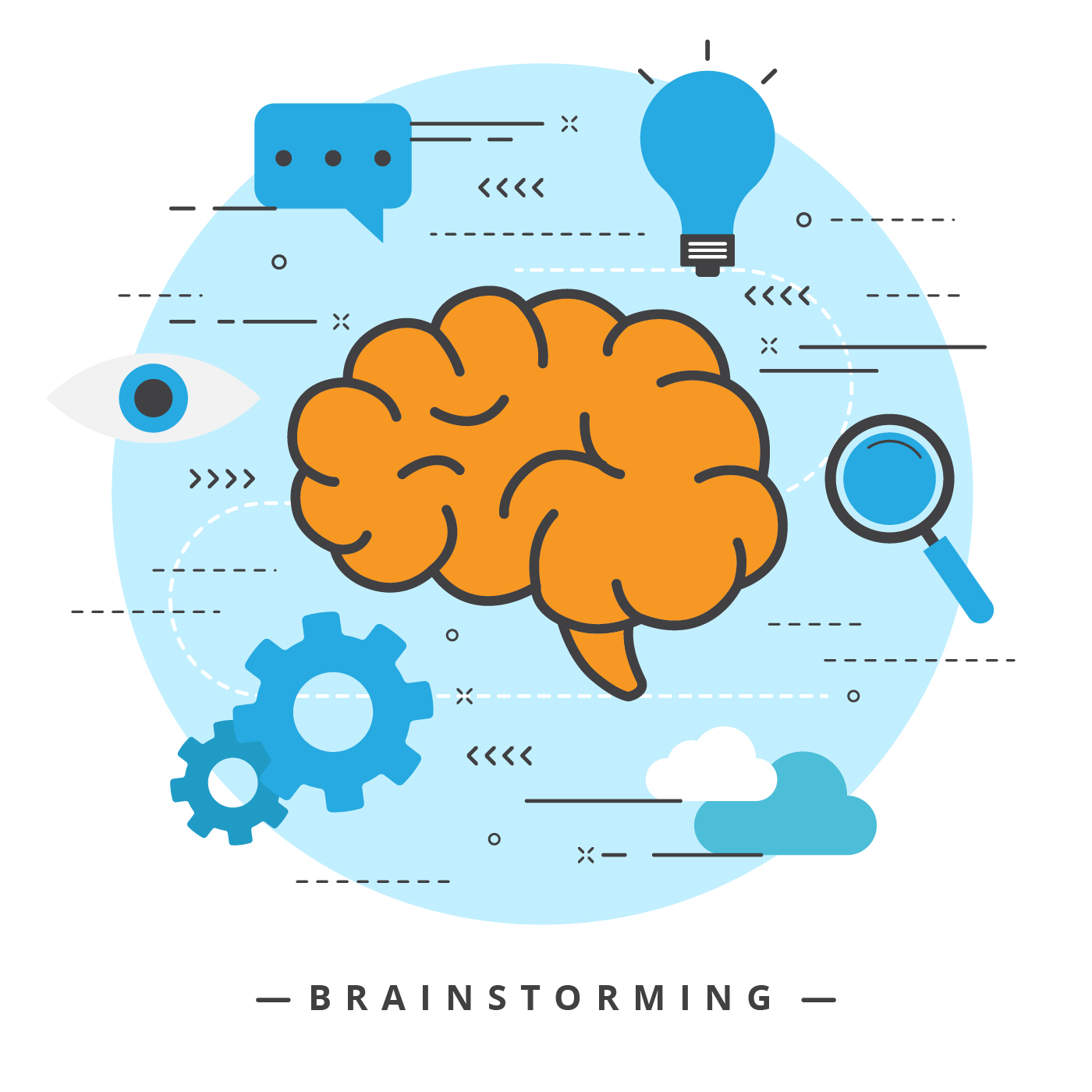 Brainstorming Vector Illustration 203676 Vector Art at Vecteezy Brainstorming Vector Illustration 203676 Vector Art at Vecteezy