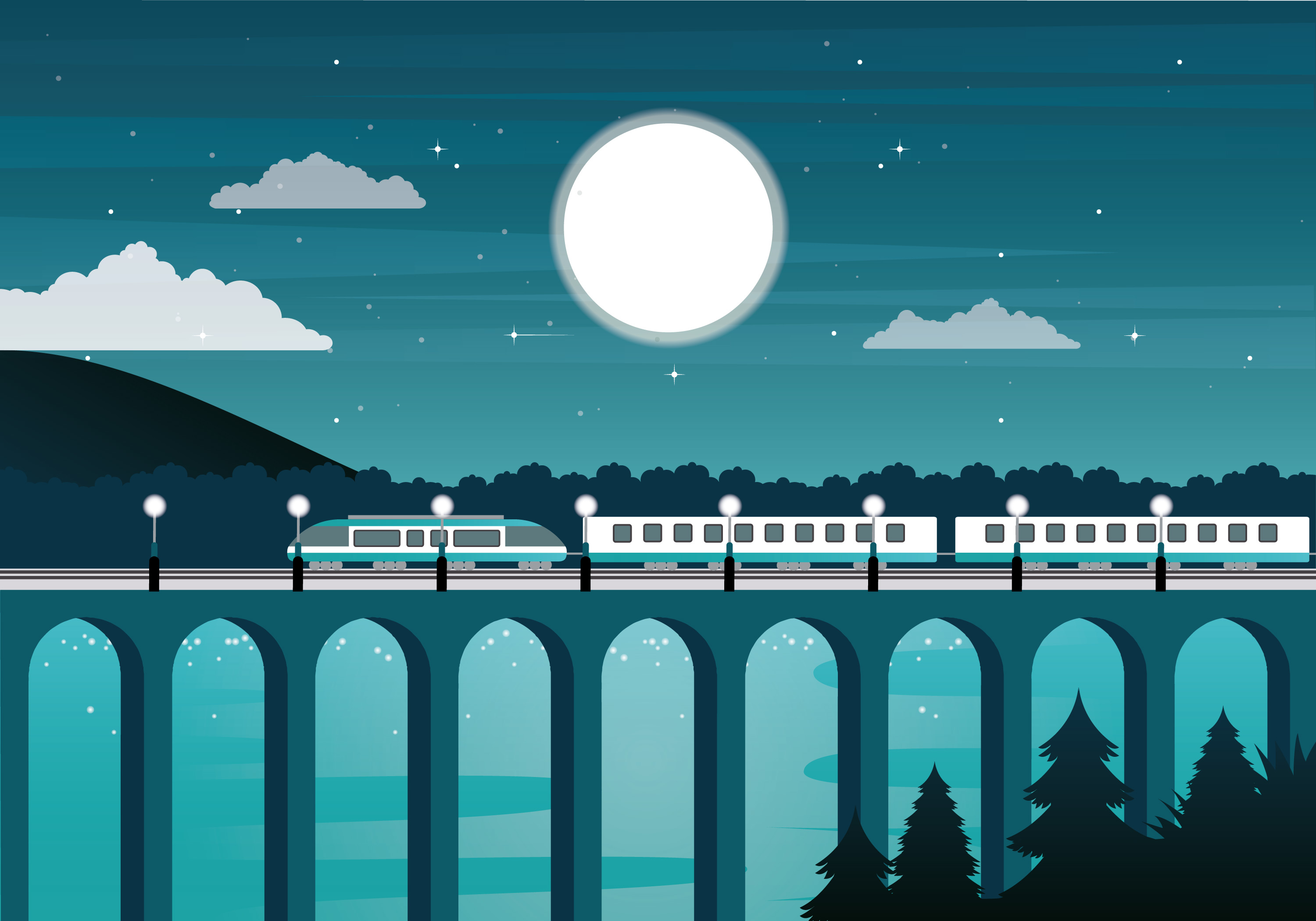 Vector Nature Landscape Illustration 217222 Vector Art at Vecteezy Vector Nature Landscape Illustration 217222 Vector Art at Vecteezy