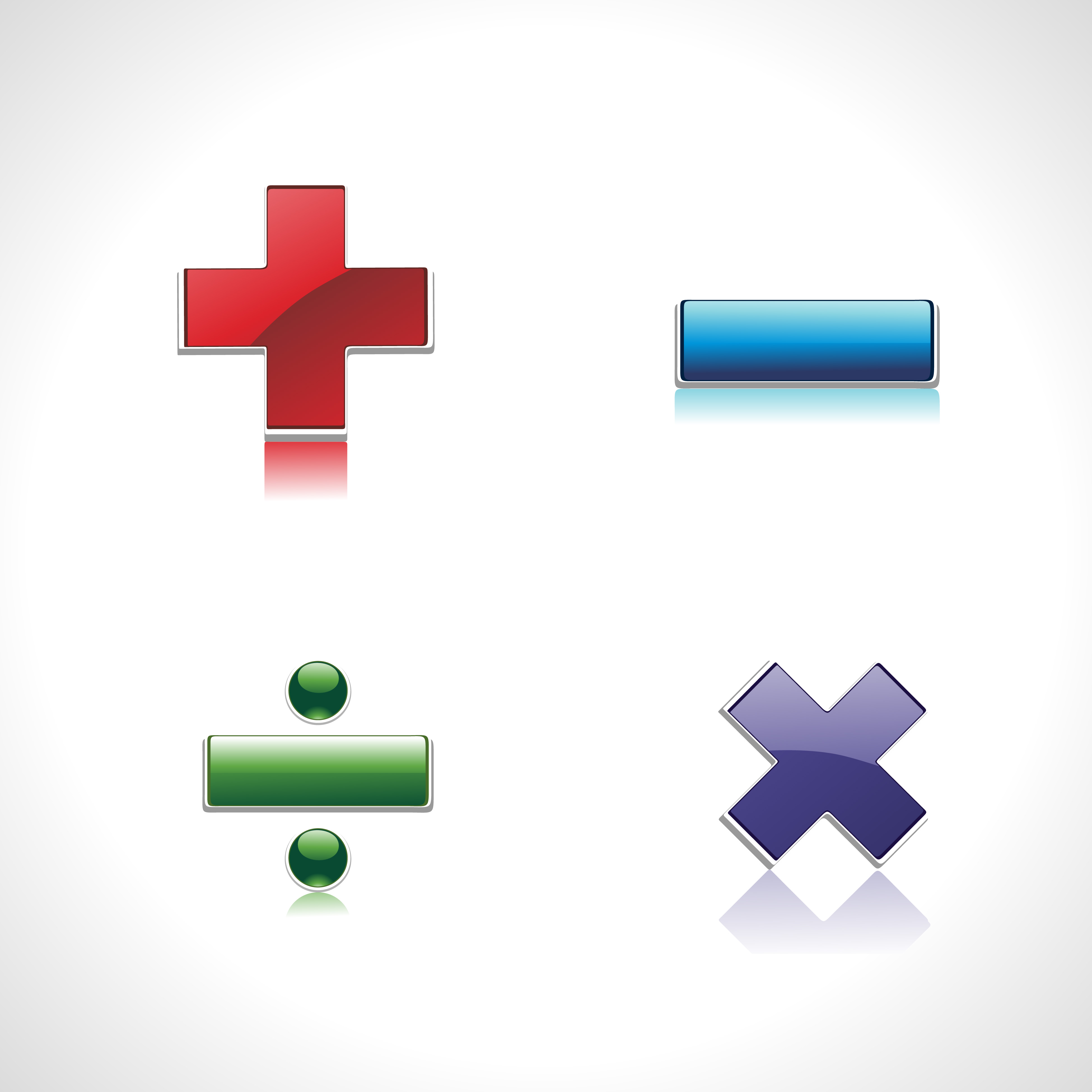 Mathematics Button Vector 219674 Vector Art At Vecteezy