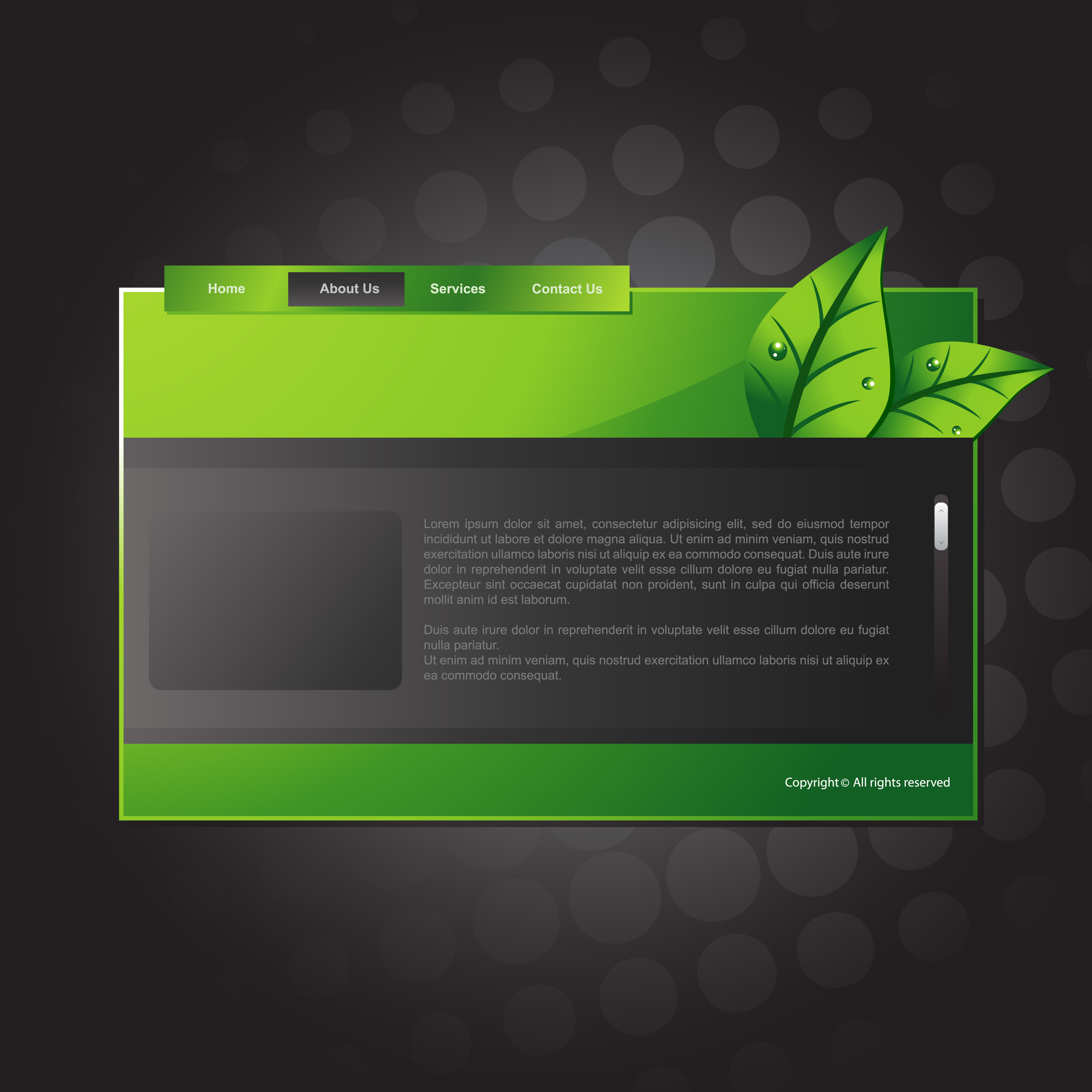 vector website template 221155 Vector Art at Vecteezy