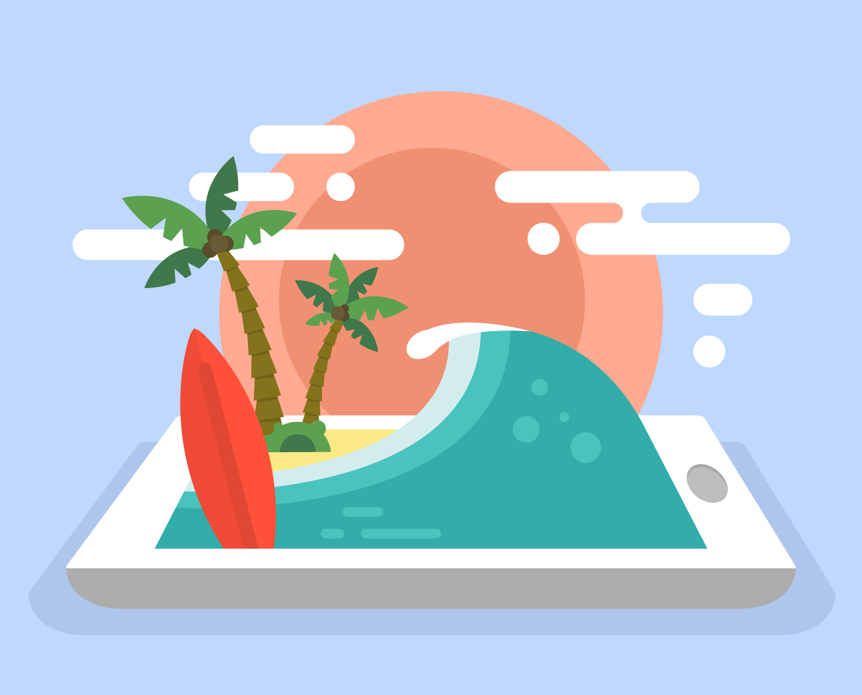 Beach Landscape Free Vector Art - (6065 Free Downloads)