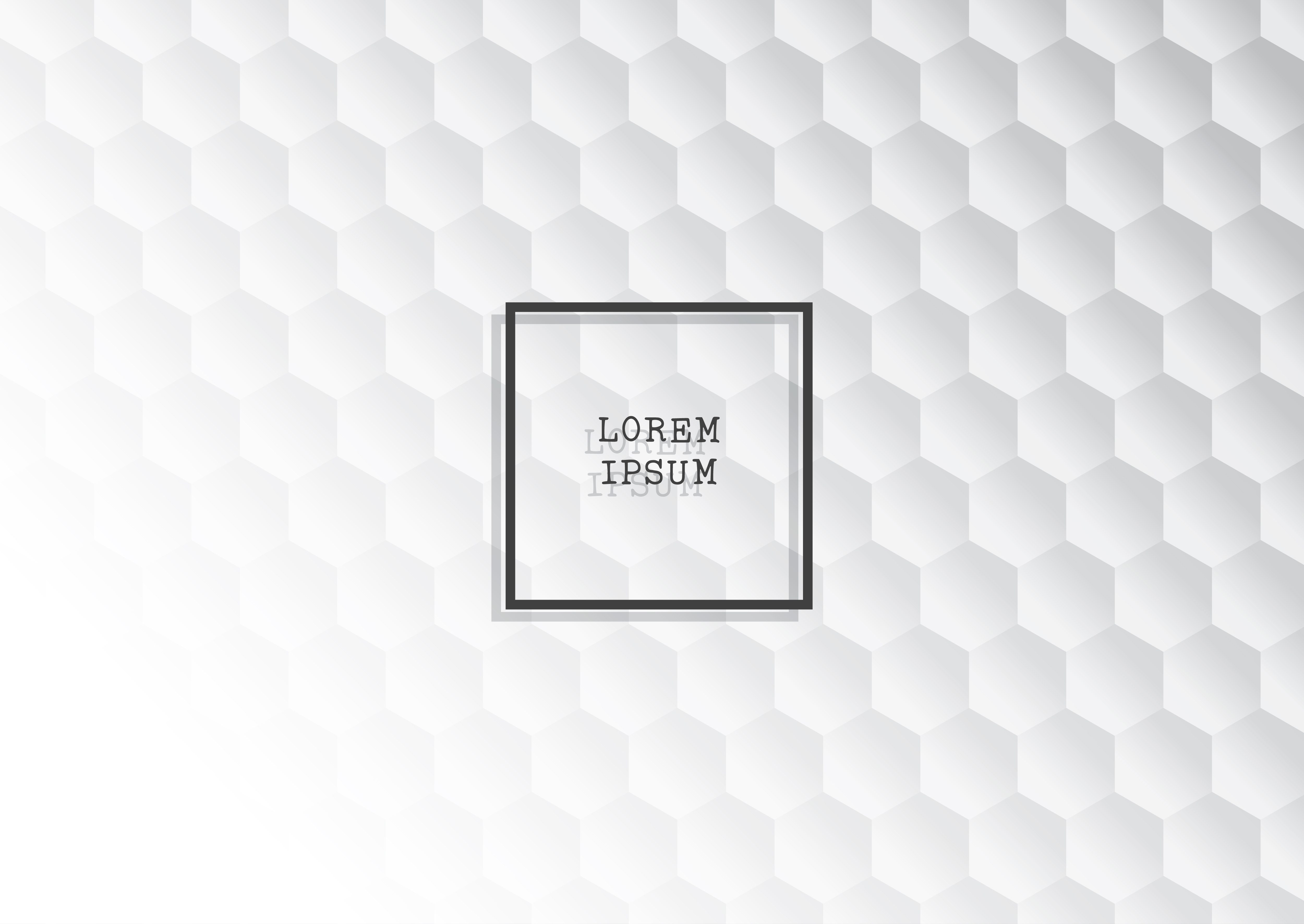 Abstract Background With Monochrome Hexagonal Pattern 230041 Vector Art