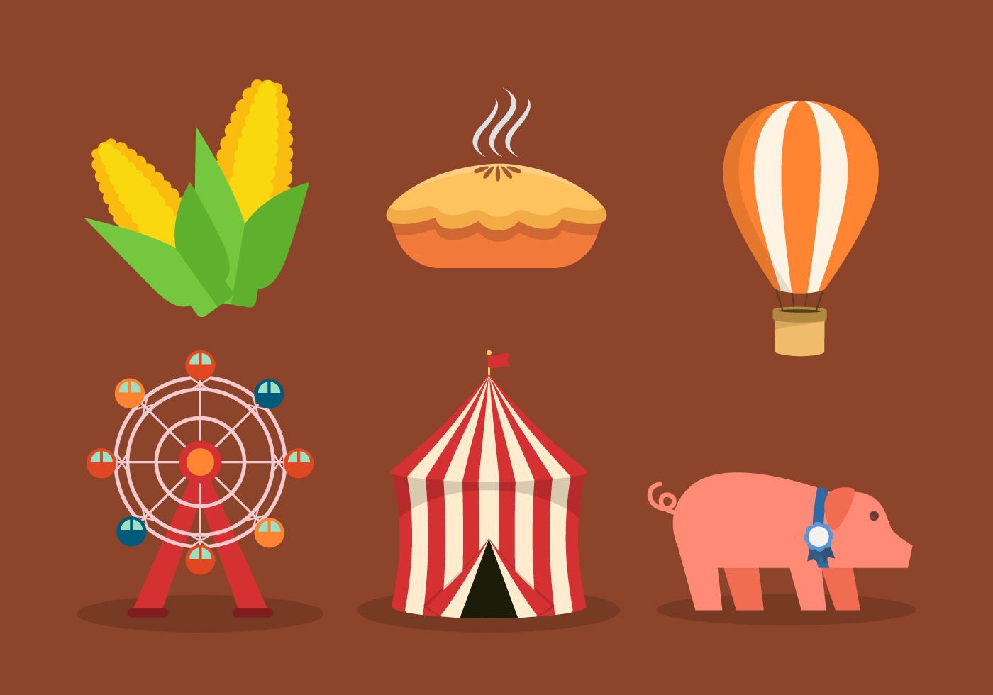 Elementos de la Feria del Condado 230953 Vector en Vecteezy