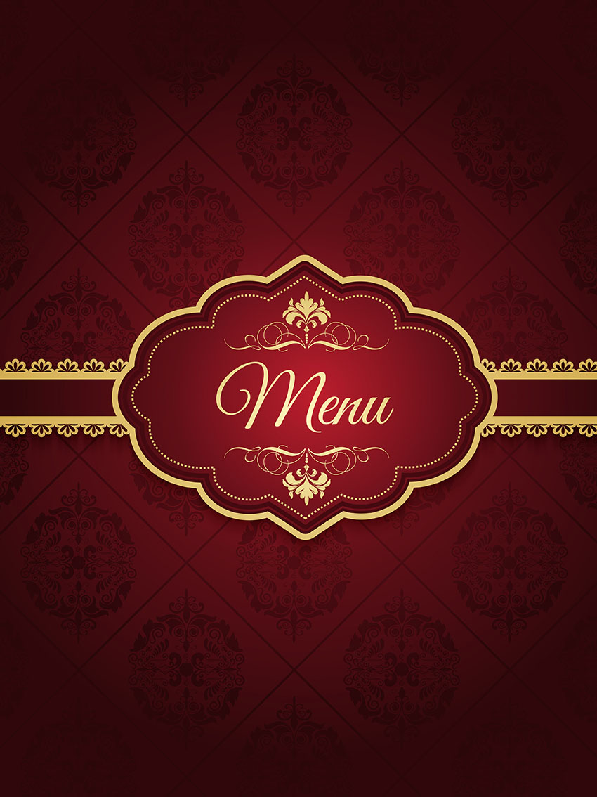 Menu Cover Vector Art, Icons, and Graphics for Free Download