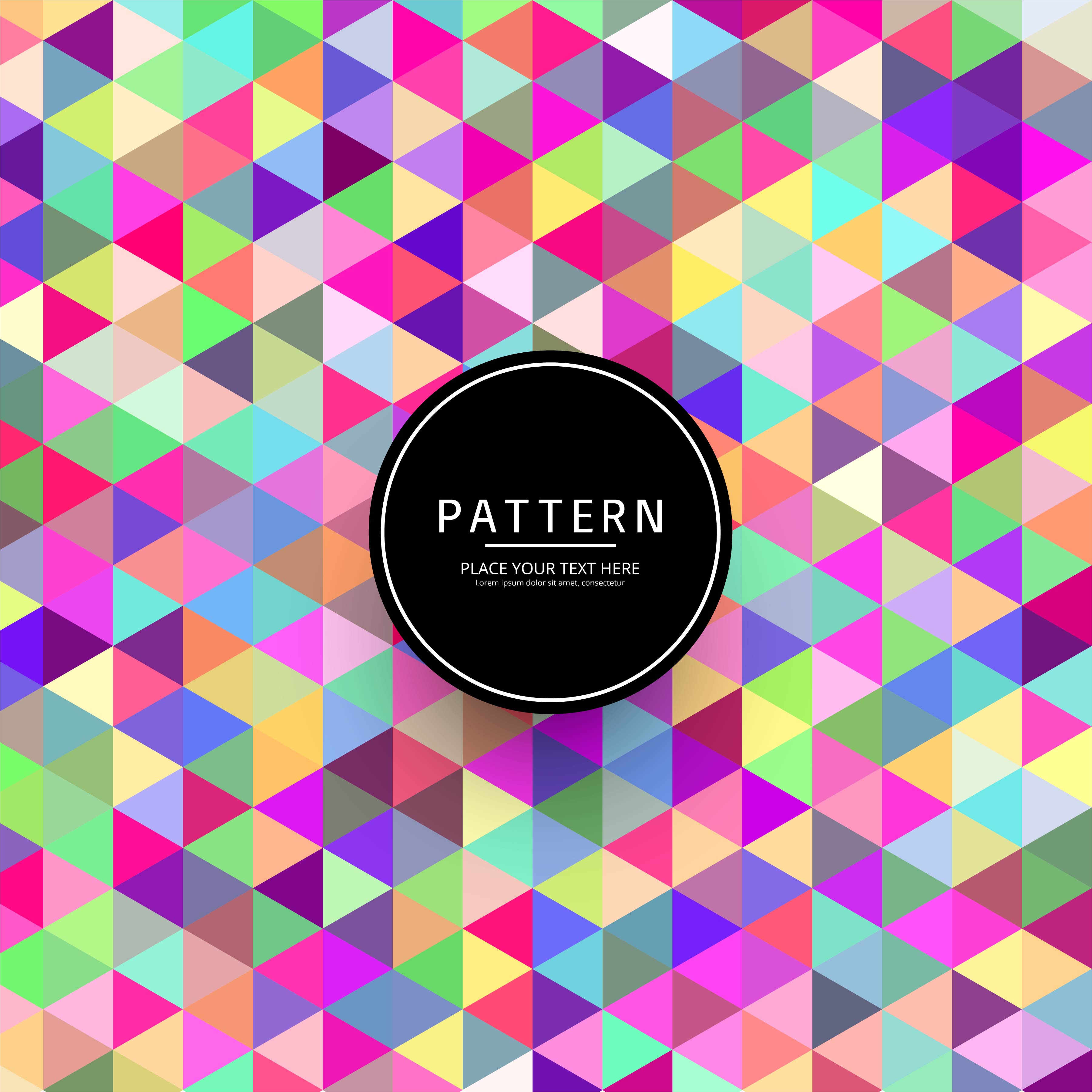 Elegant colorful geometric pattern illustration vector 238063 Vector ...