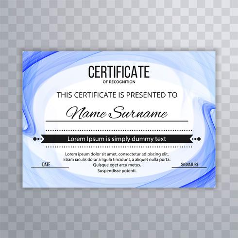 Abstract blue wavy certificate background 238740 Vector Art at Vecteezy