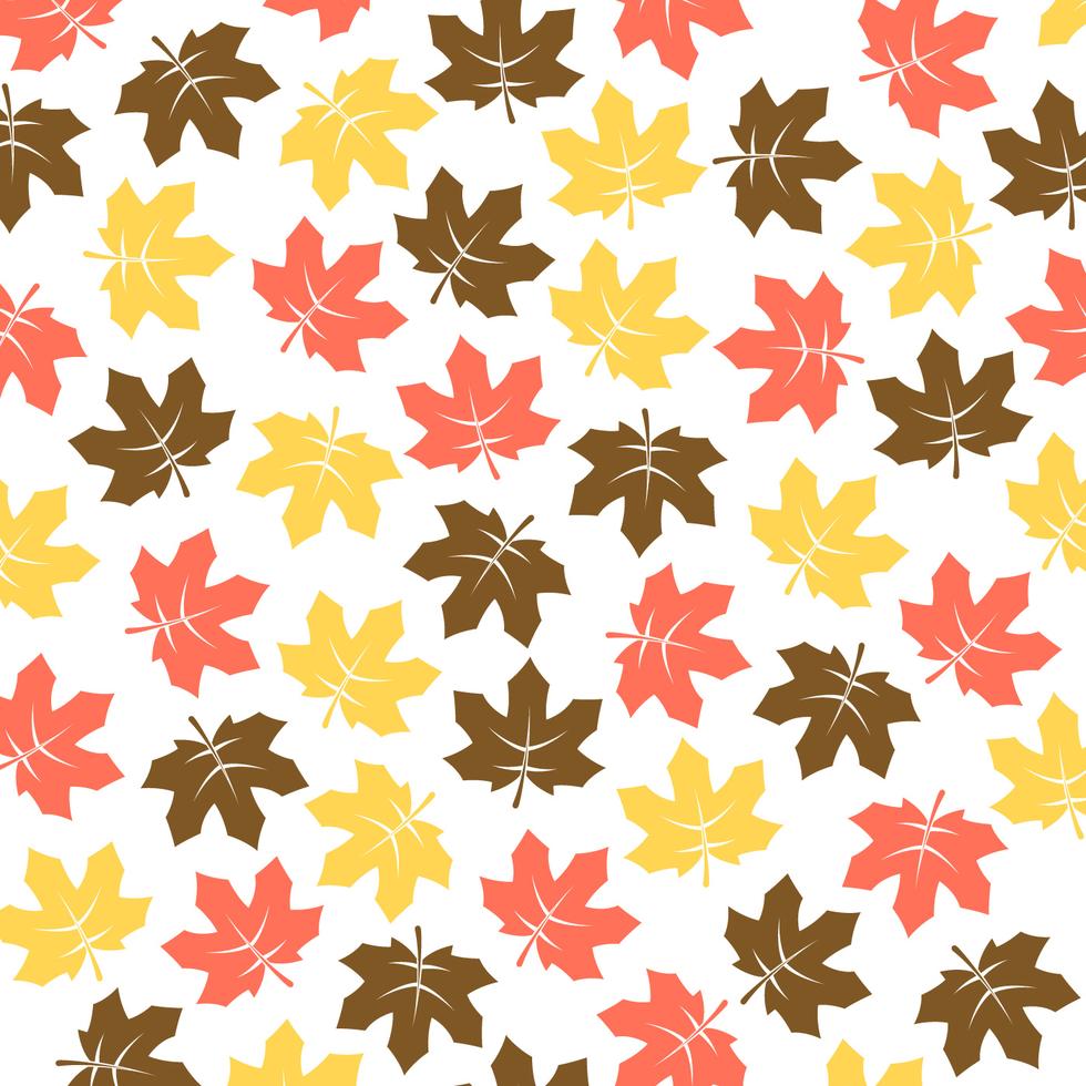 Maple Leaf Pattern 240652 Vector Art at Vecteezy