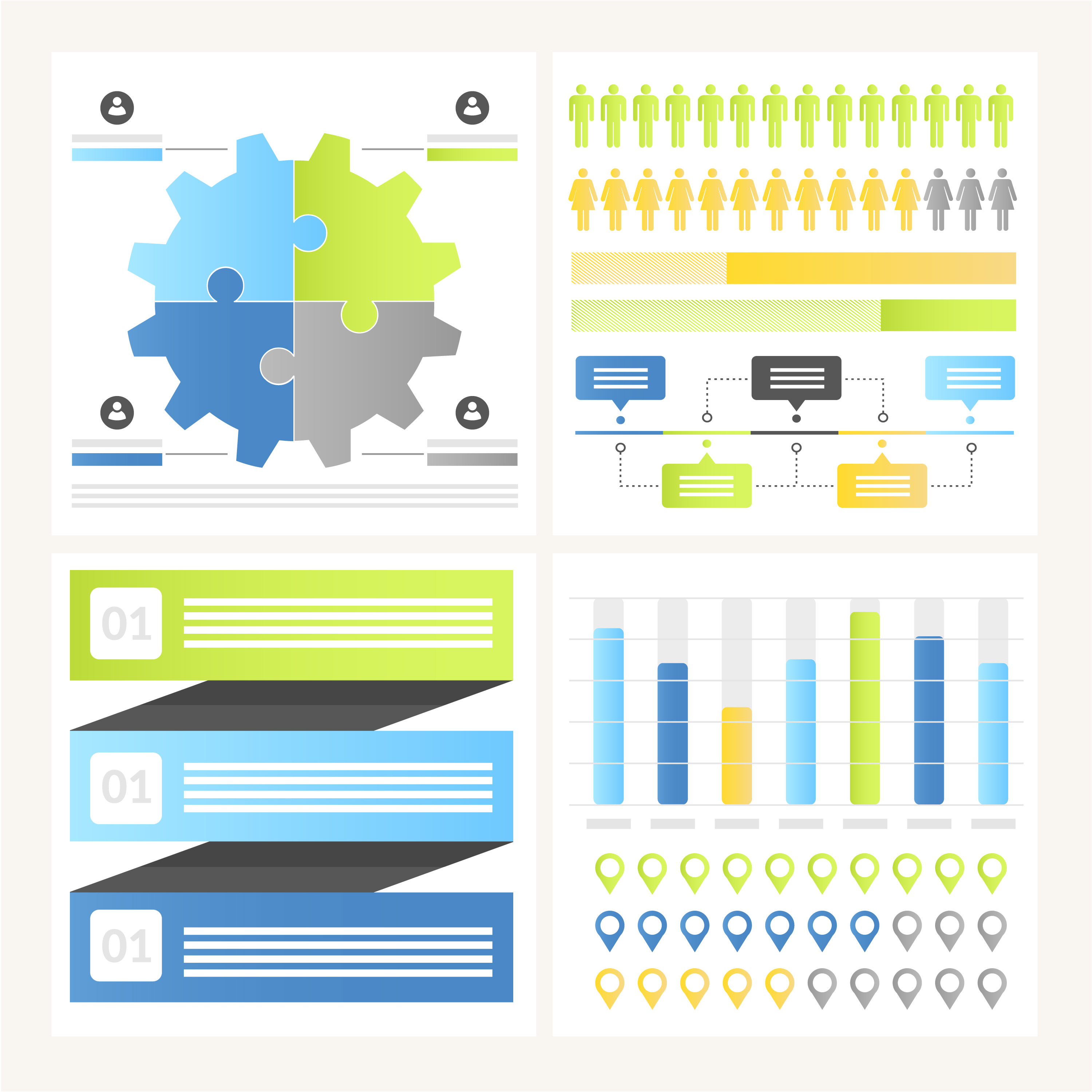 Vector Infographic Elements and Illustration 240654 Vector Art at Vecteezy