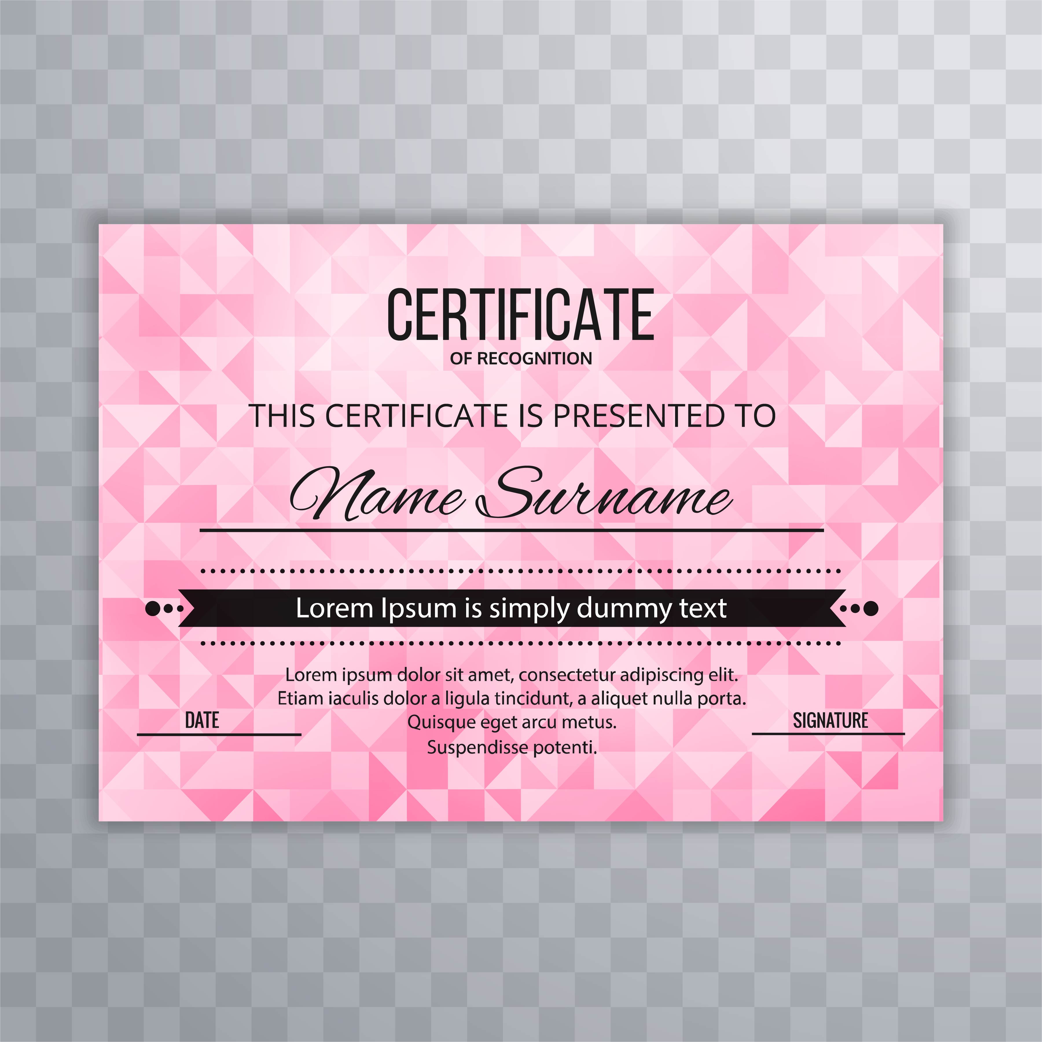 Abstract geometric certificate template background 241450 Vector Art at ... Abstract geometric certificate template background 241450 Vector Art at ...