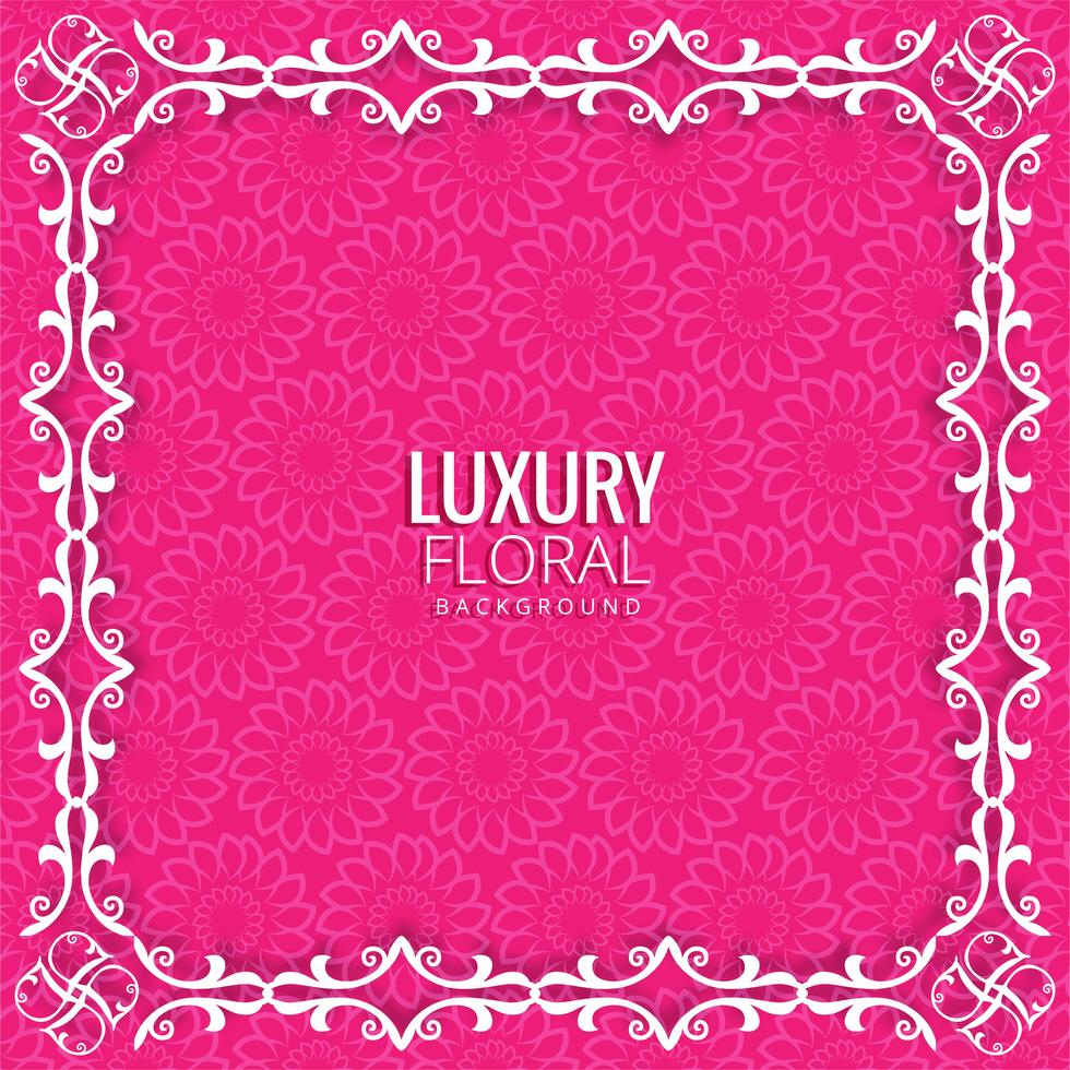 Beautiful pink luxury floral background 241516 Vector Art at Vecteezy