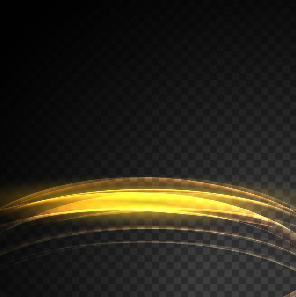 Abstrac glowing transparent golden light effect wave background 244033 Vector Art at Vecteezy