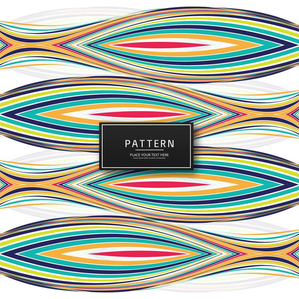 Modern colorful lines pattern background illustration 246018 Vector Art ...