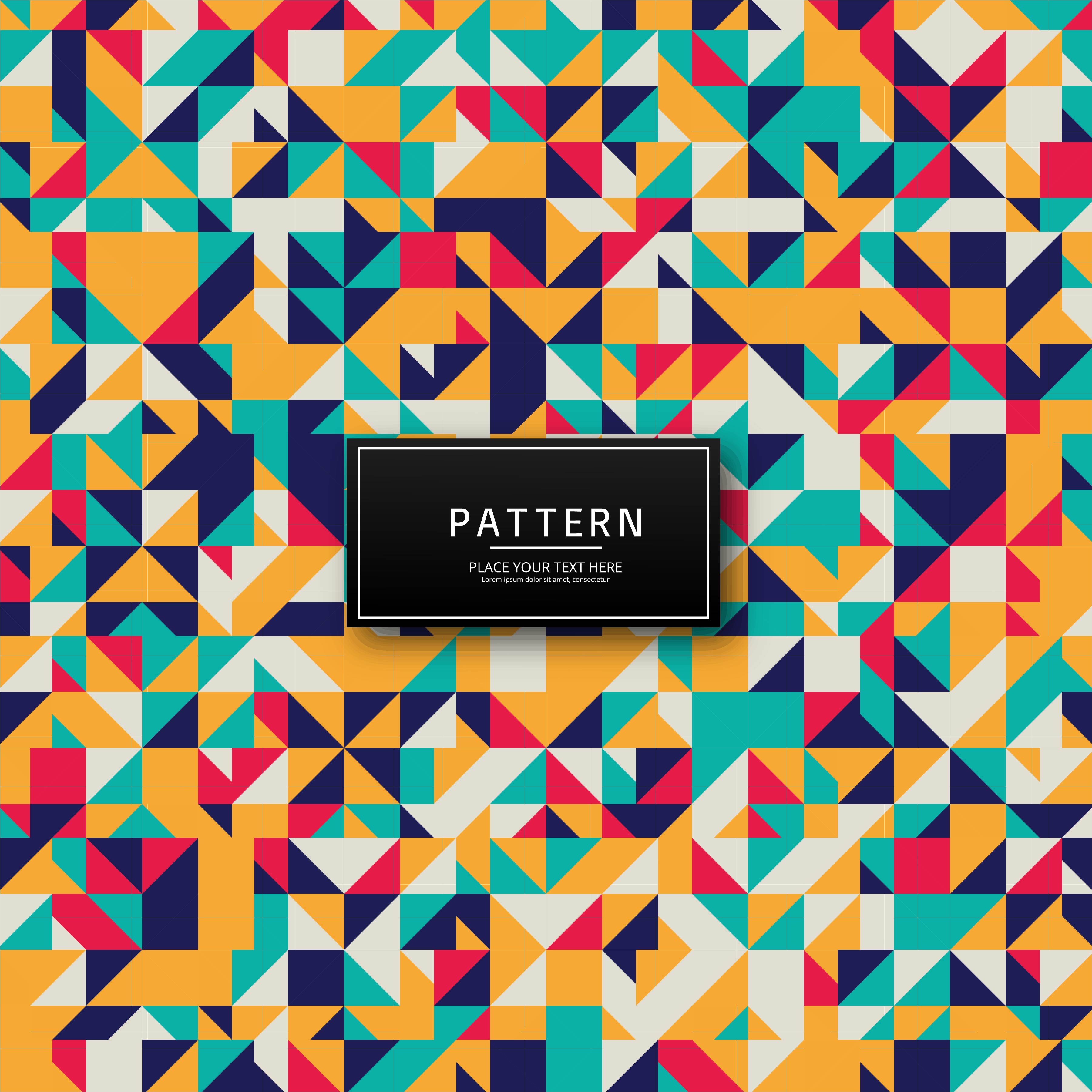 Modern colorful pattern design 246215 Vector Art at Vecteezy