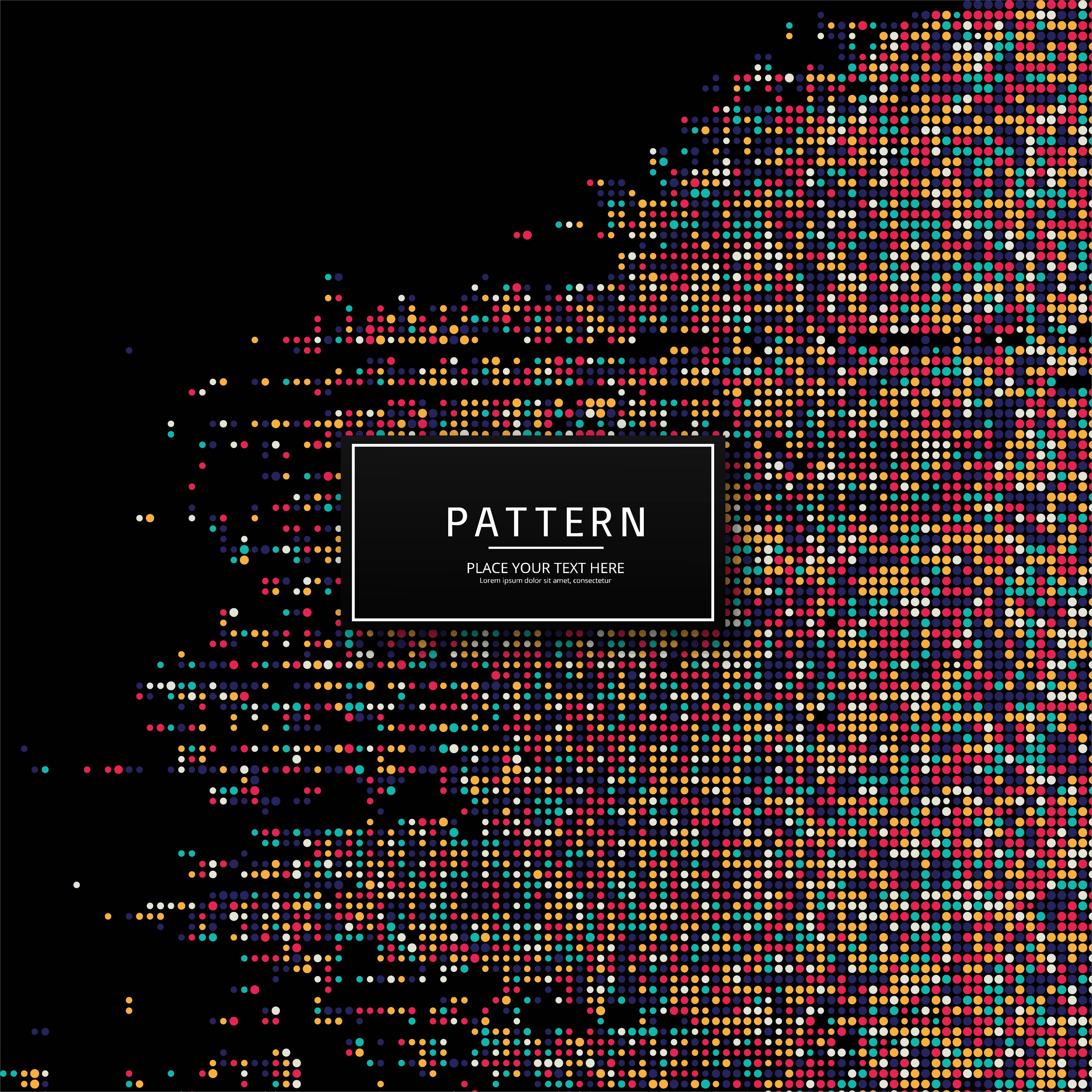 Abstract Colorful Dotted Pattern Background Illustration 246426 Vector