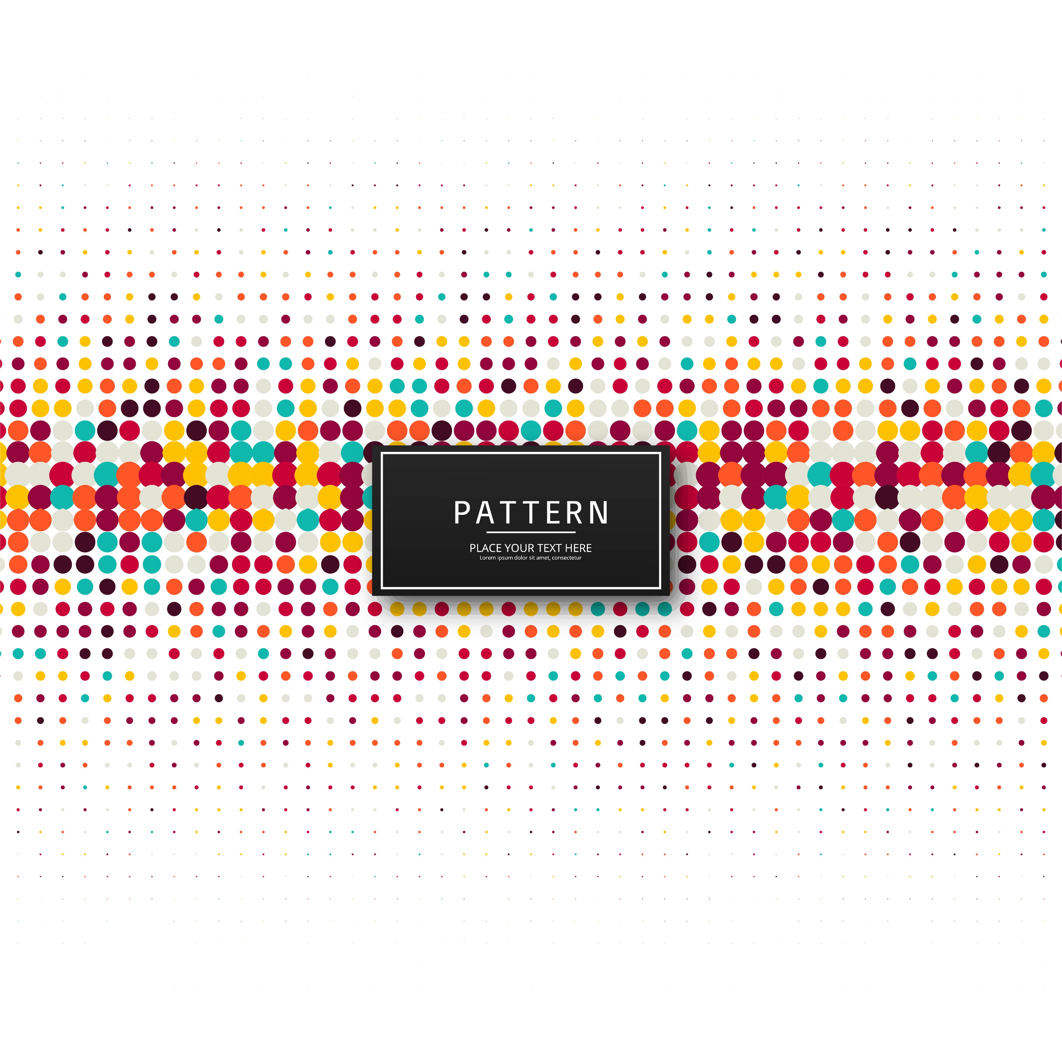 Elegant Colorful Dots Pattern Background 246869 Vector Art At Vecteezy