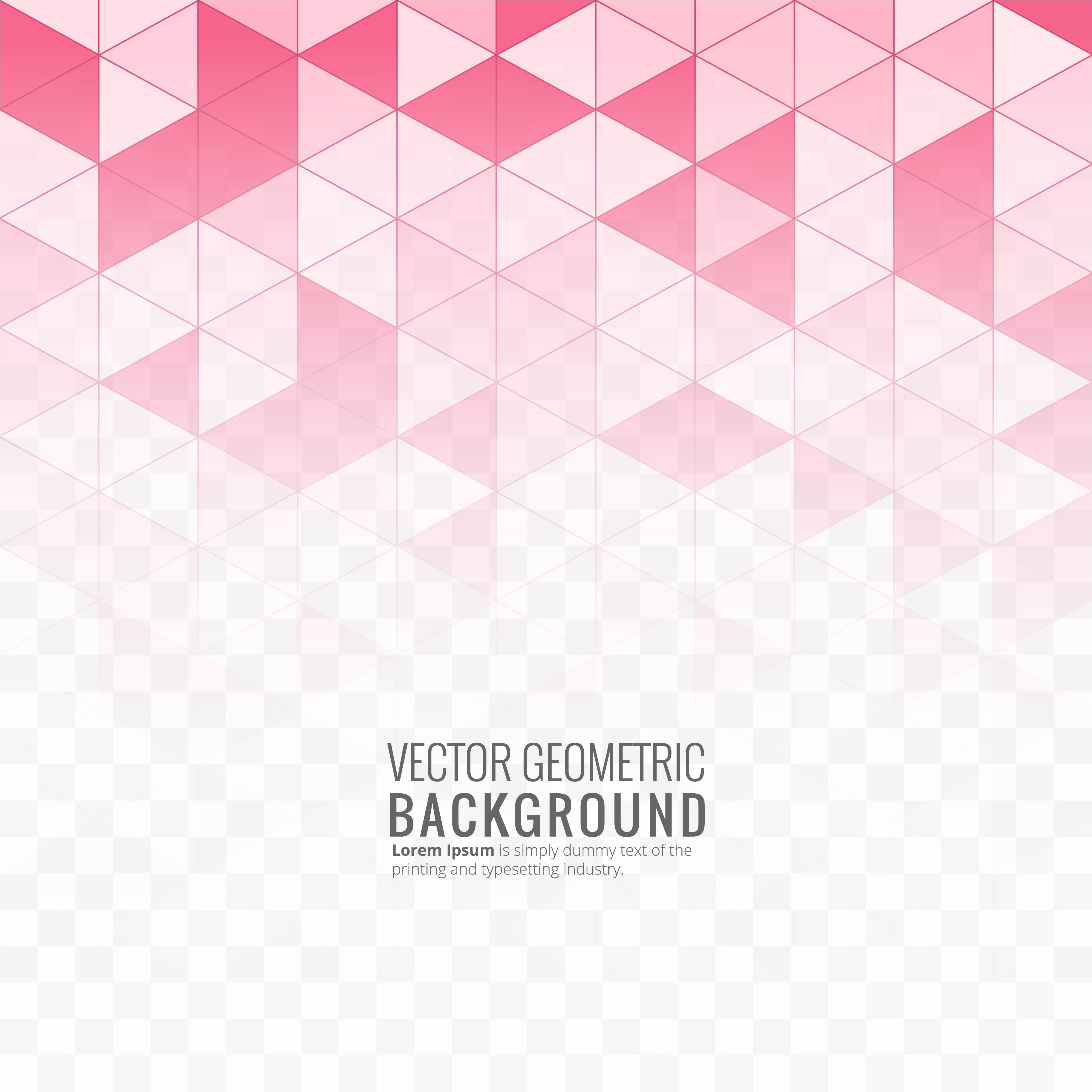 Beautiful pink geometric background illustration 246928 Vector Art at ...