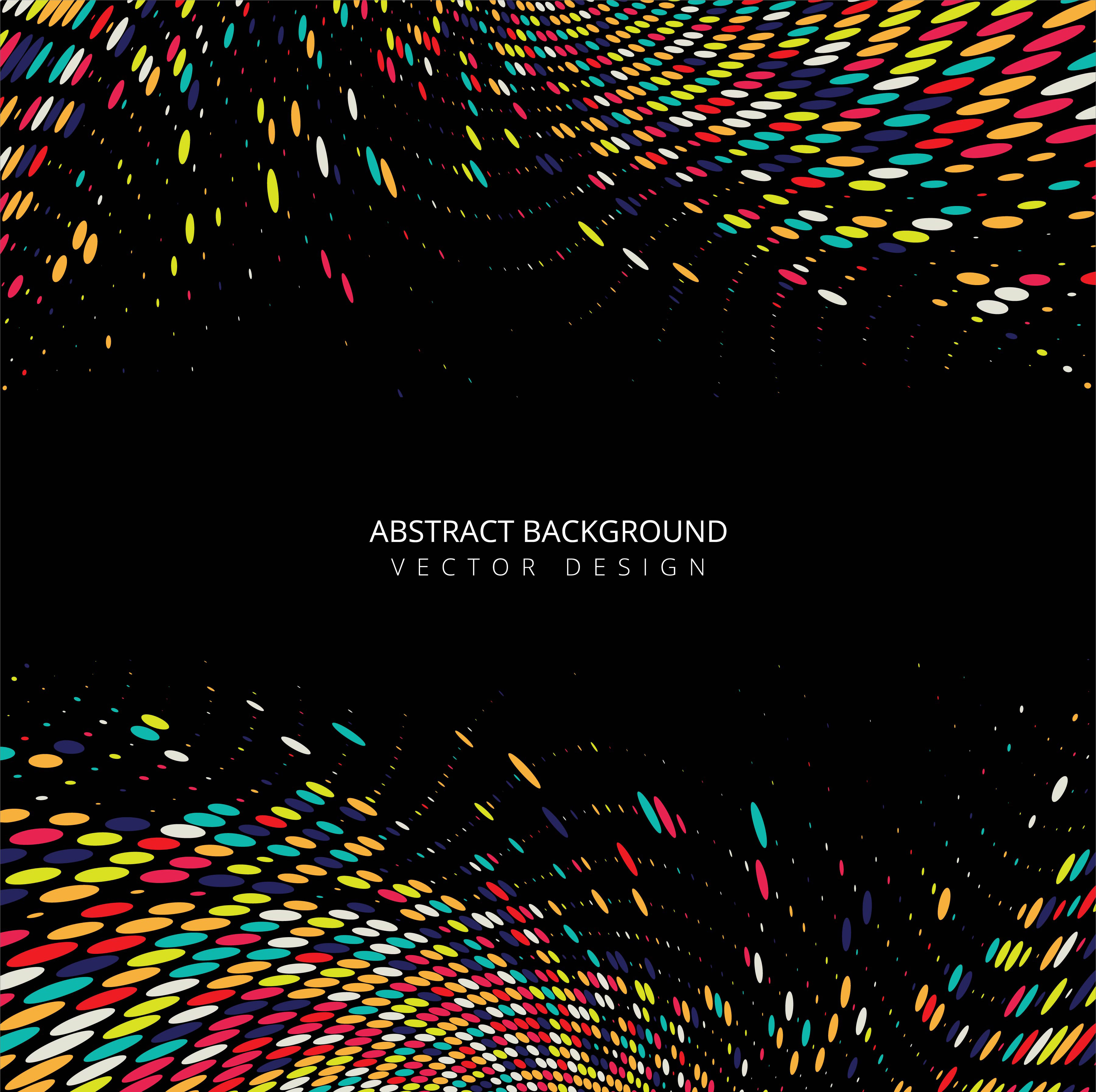 Abstractl Stylish Colorful Dotted Wave Background 249899 Vector Art At