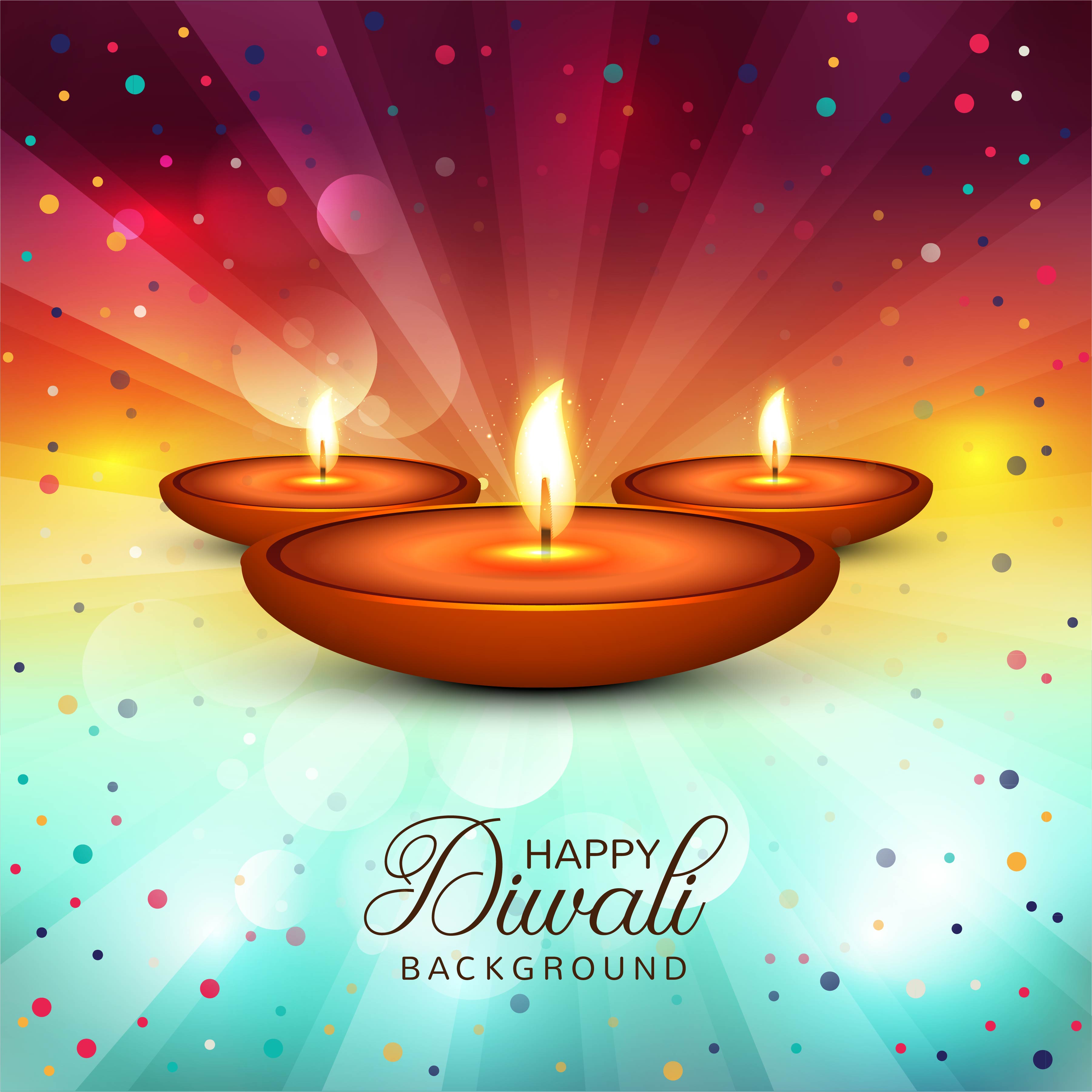 Beautiful Happy Diwali Decorative Background Vector 250711 Vector Art
