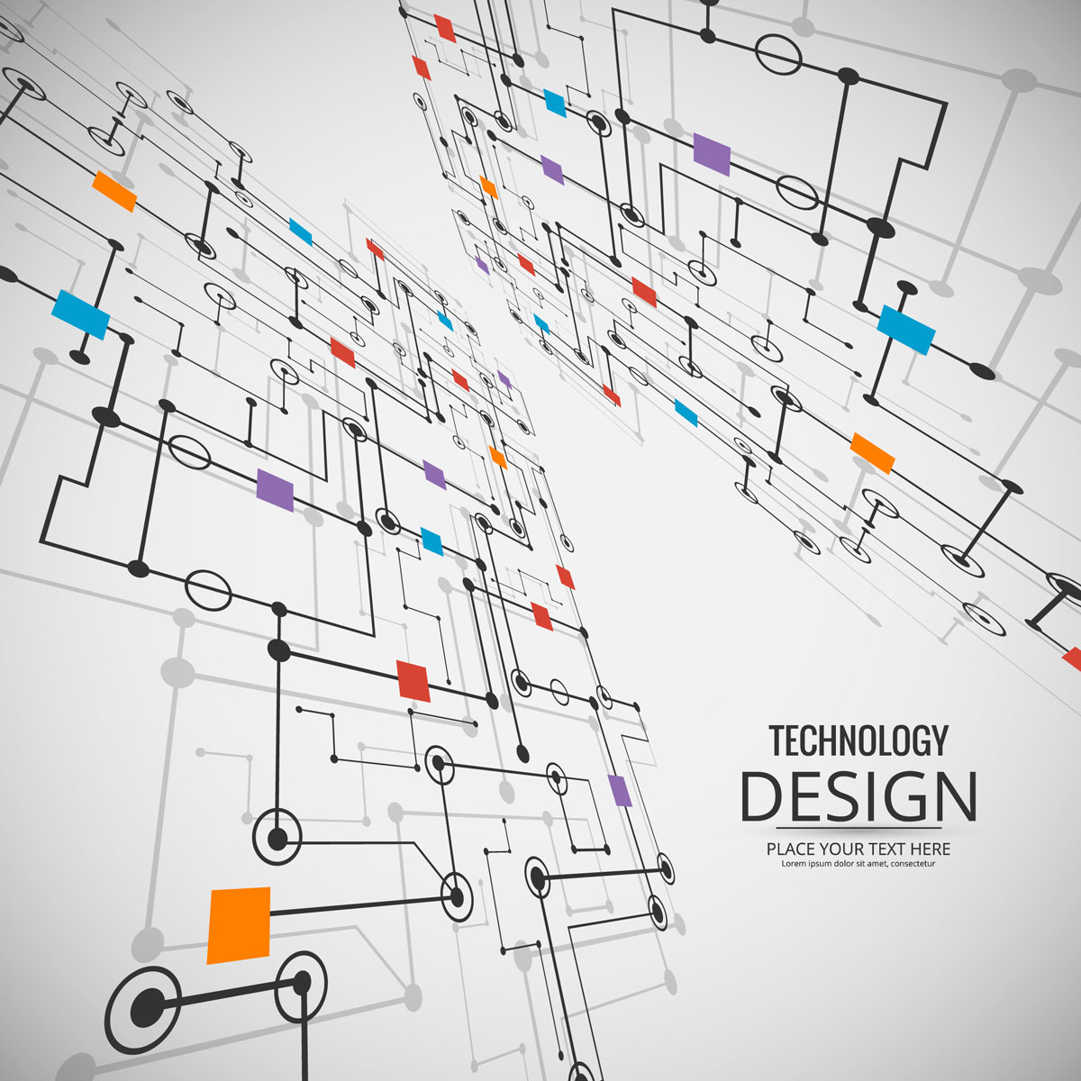 Abstract Technology Background Design Illustration 250783 Vector Art At