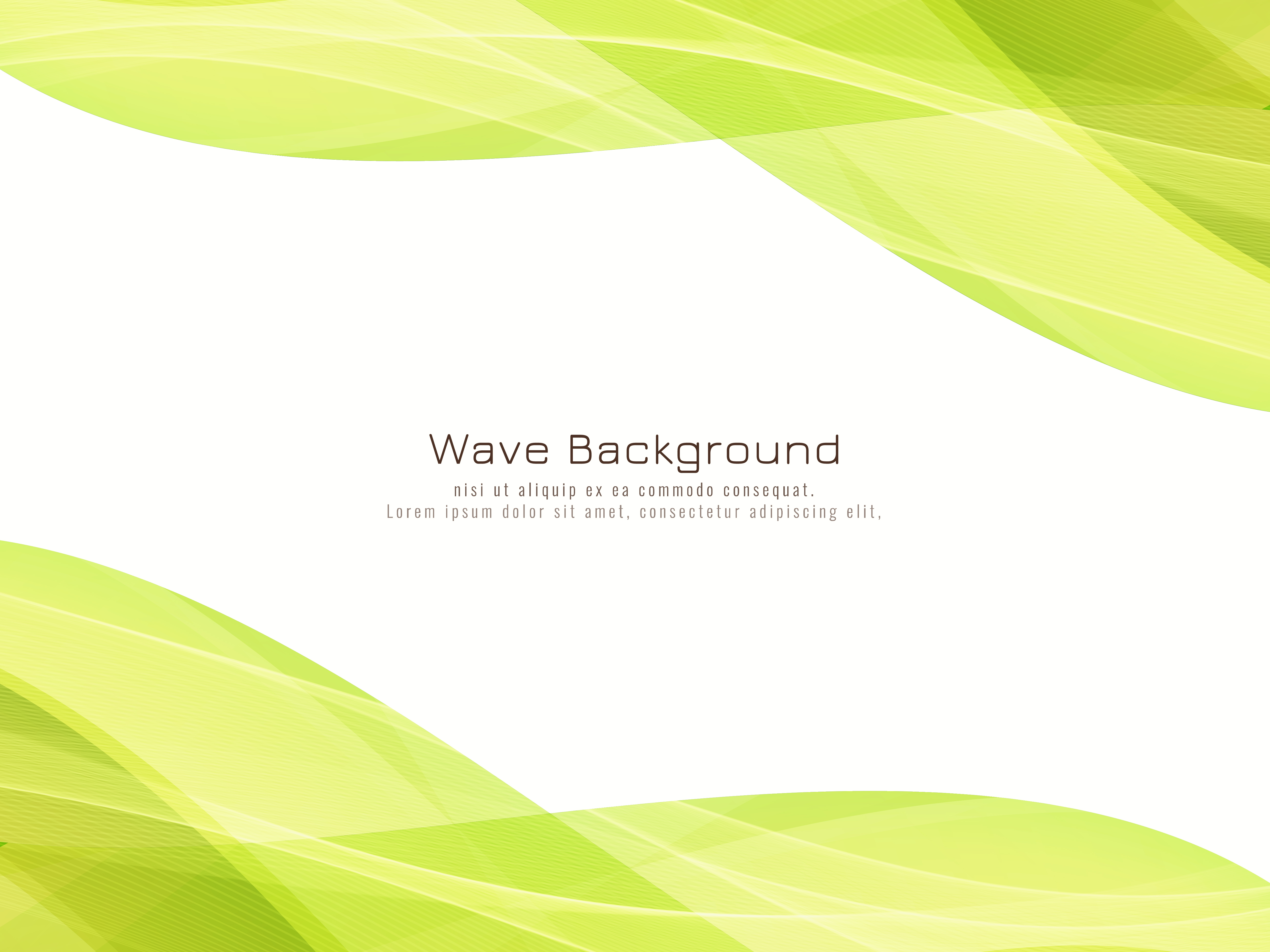 Vector Wavy Abstract Background