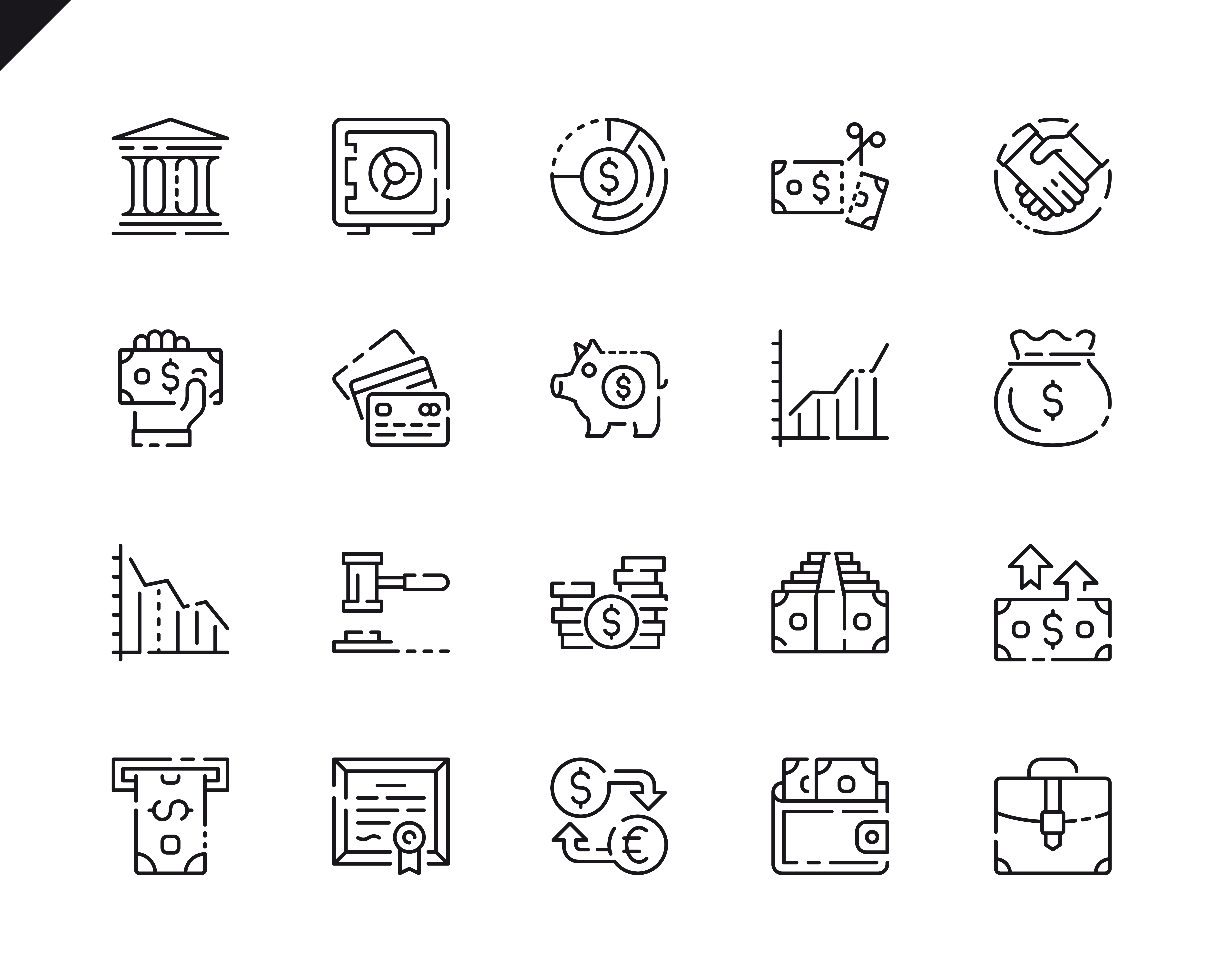 Simple Set Finance Line Icons for Website and Mobile Apps. 252732 ...