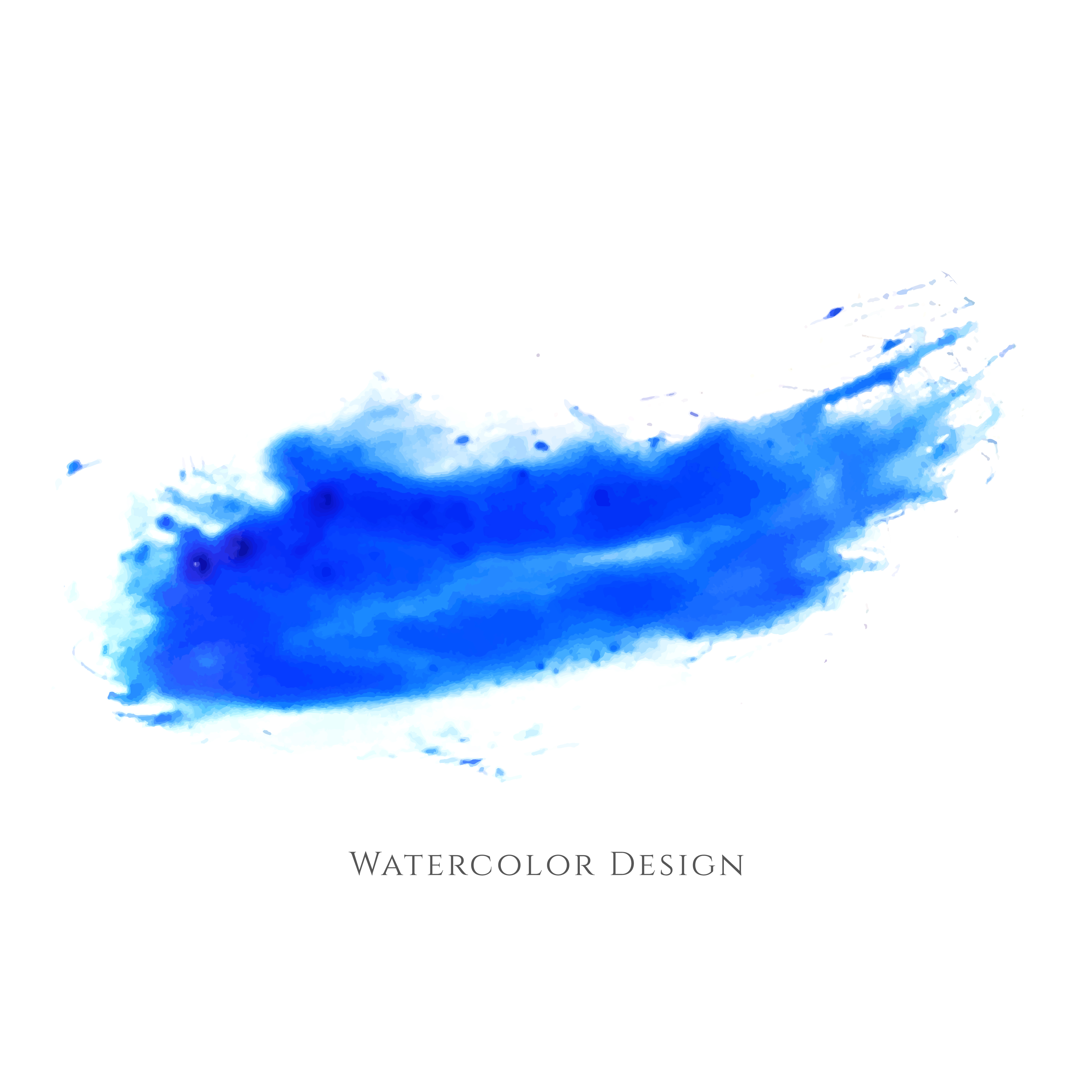 Abstract Blue Watercolor Strokes Design 252977 Vector Art At Vecteezy