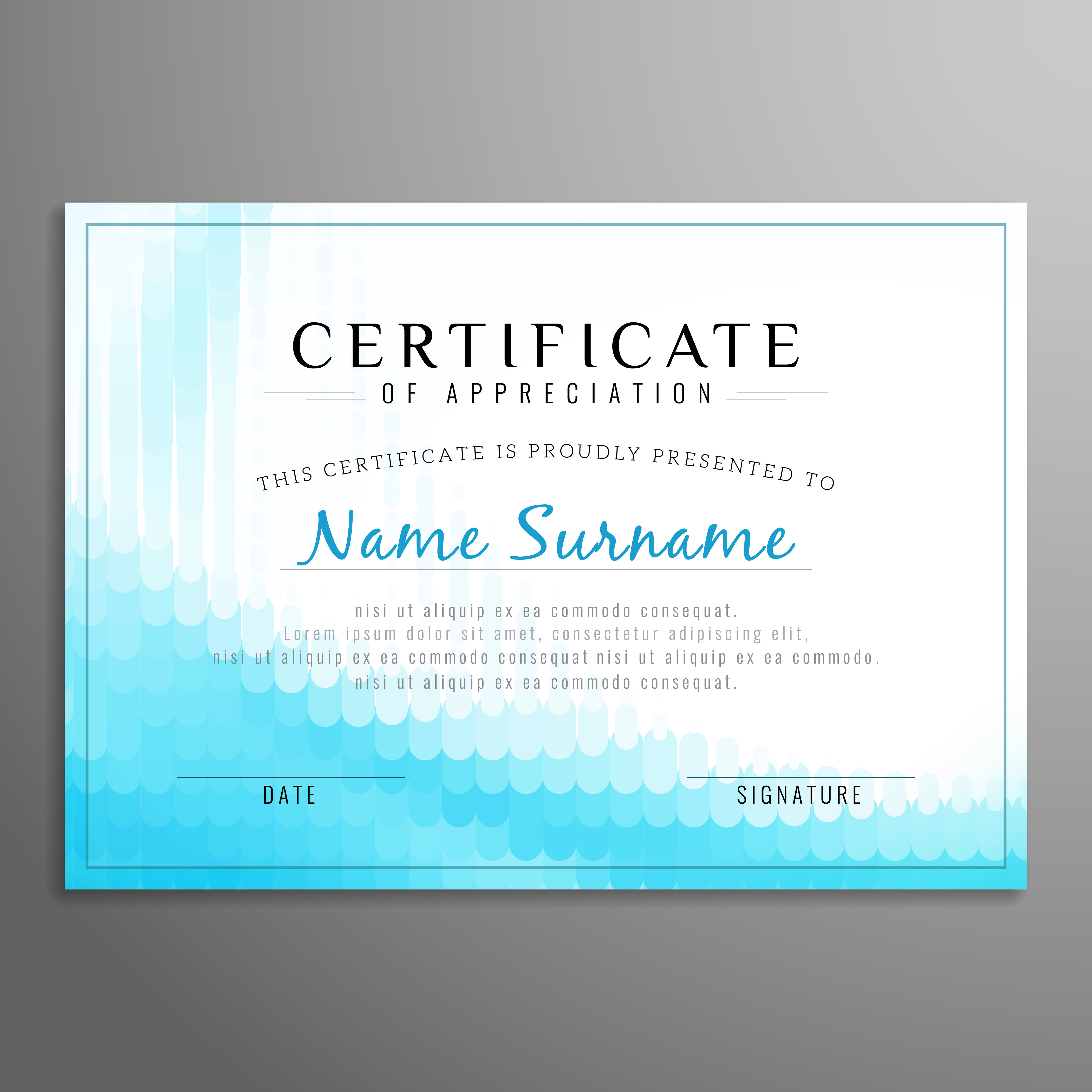 Abstract Modern Certificate Design Template 253107 Vector Art At Vecteezy
