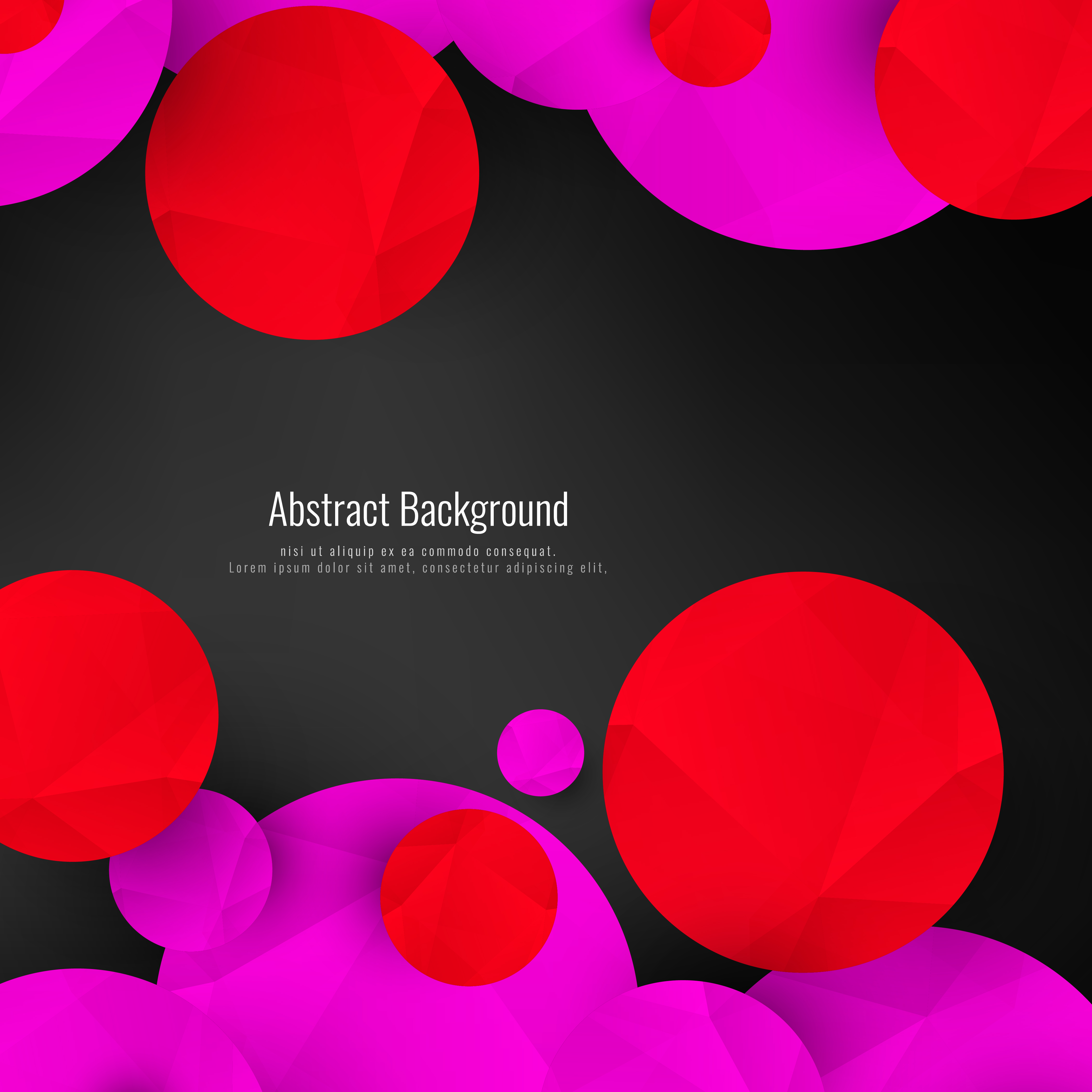 Abstract geometric circles background 254068 Vector Art at Vecteezy Abstract geometric circles background 254068 Vector Art at Vecteezy