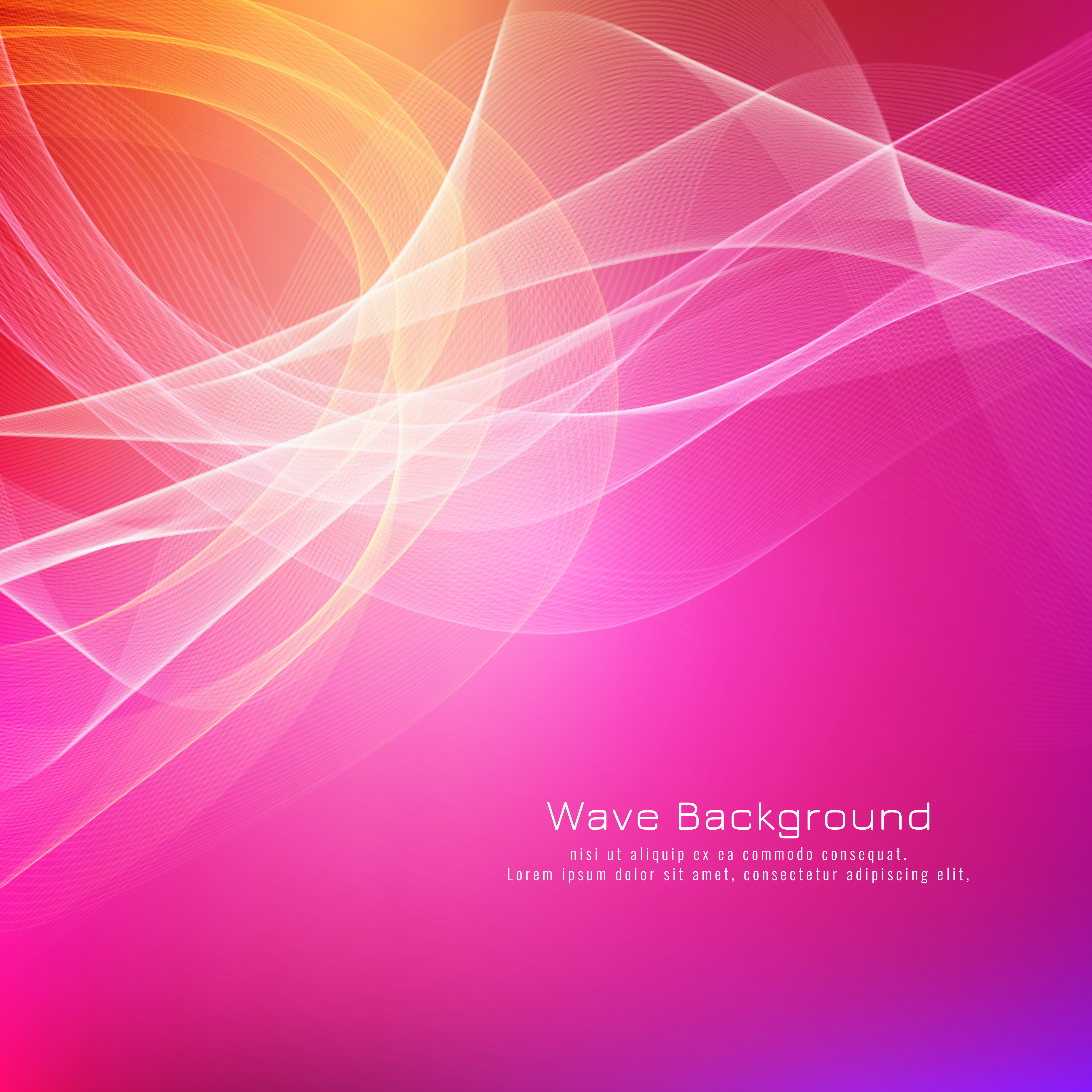 Abstract Colorful Wave Background Design 254307 Vector Art At Vecteezy